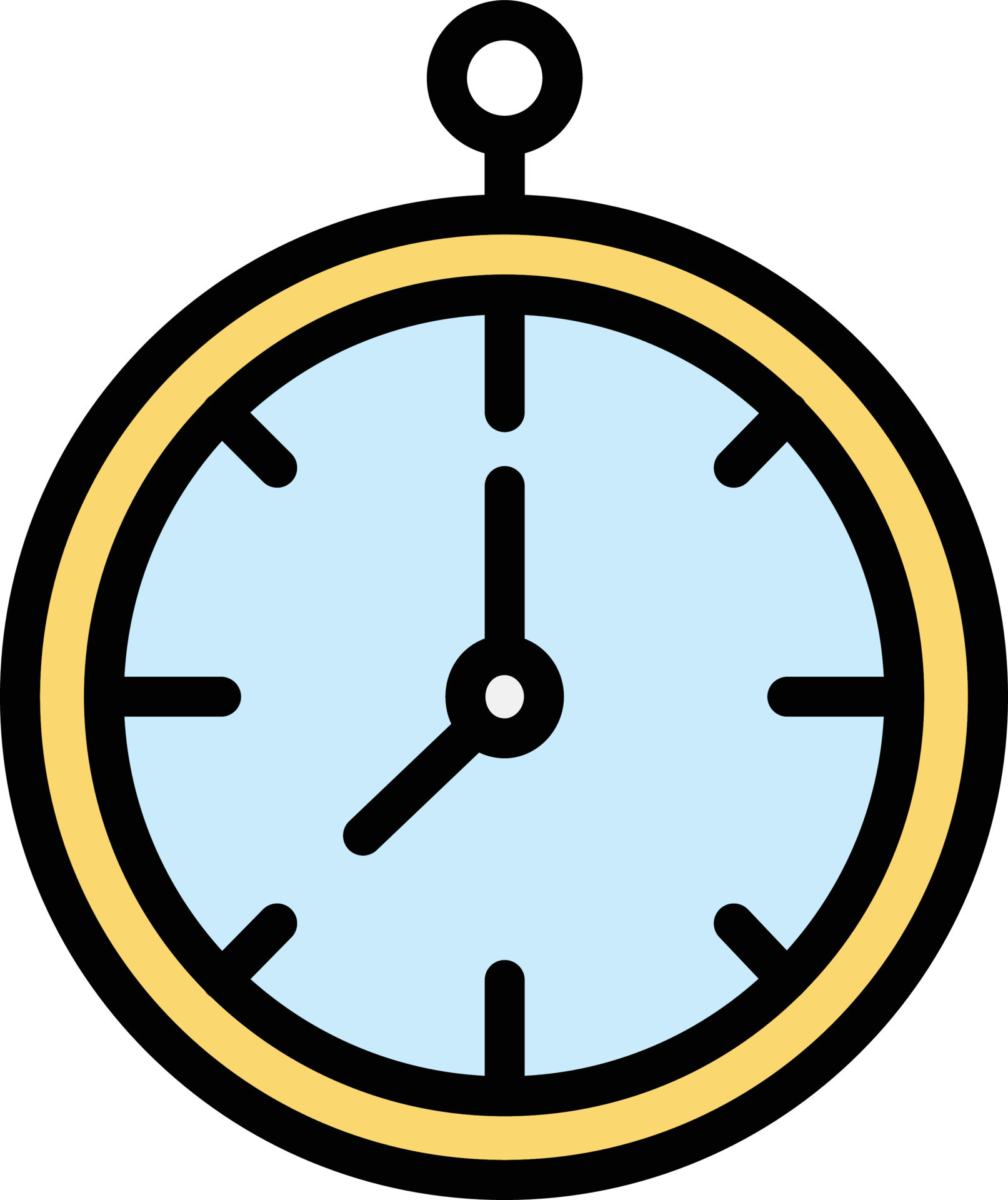 Clock Vector Icon Design Illustration 21678576 Vector Art At Vecteezy
