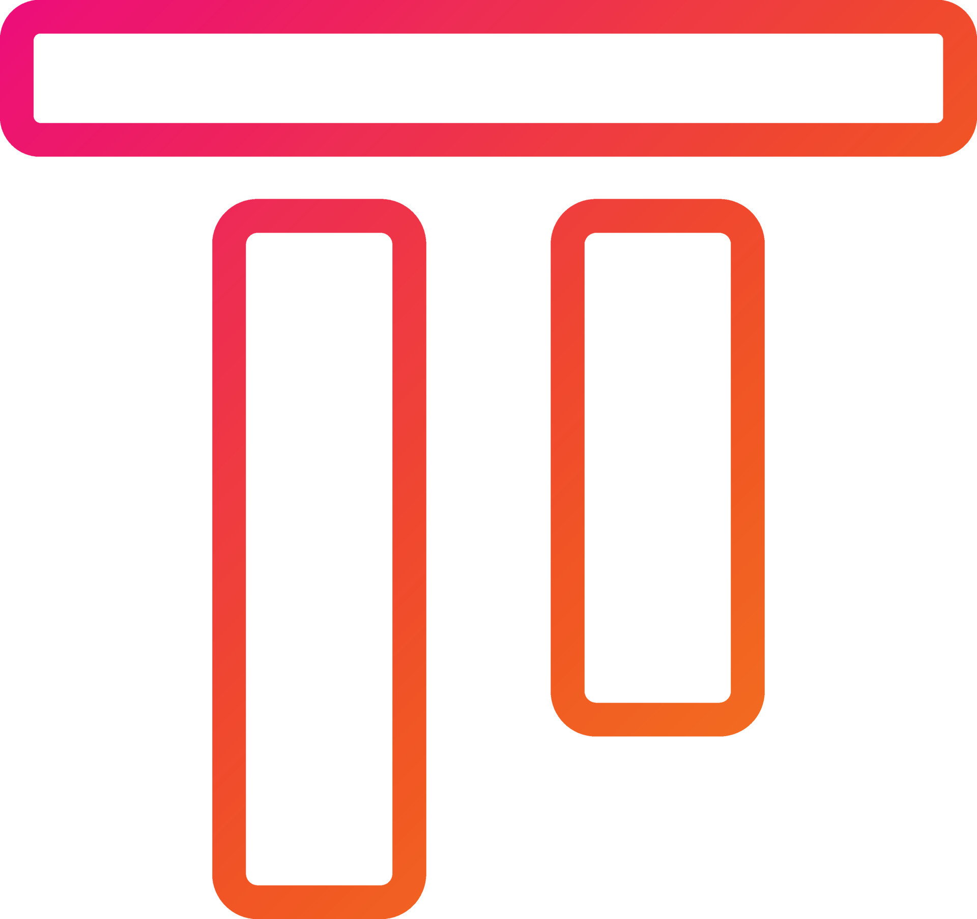 Top alignment Vector Icon Design Illustration 21679688 Vector Art at ... Top alignment Vector Icon Design Illustration 21679688 Vector Art at ...