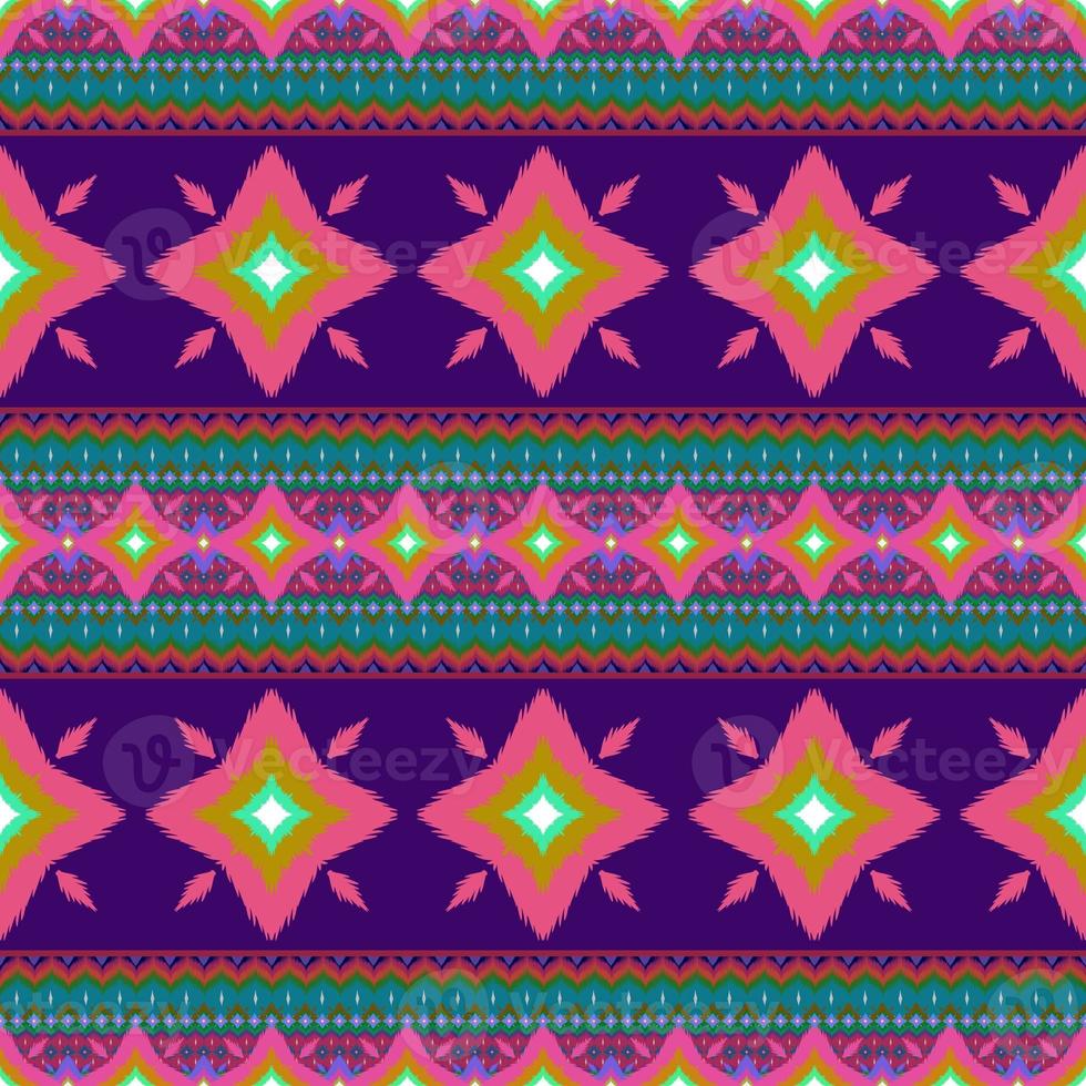 Ikat Geometric Folklore Ornament Tribal Ethnic Texture Seamless
