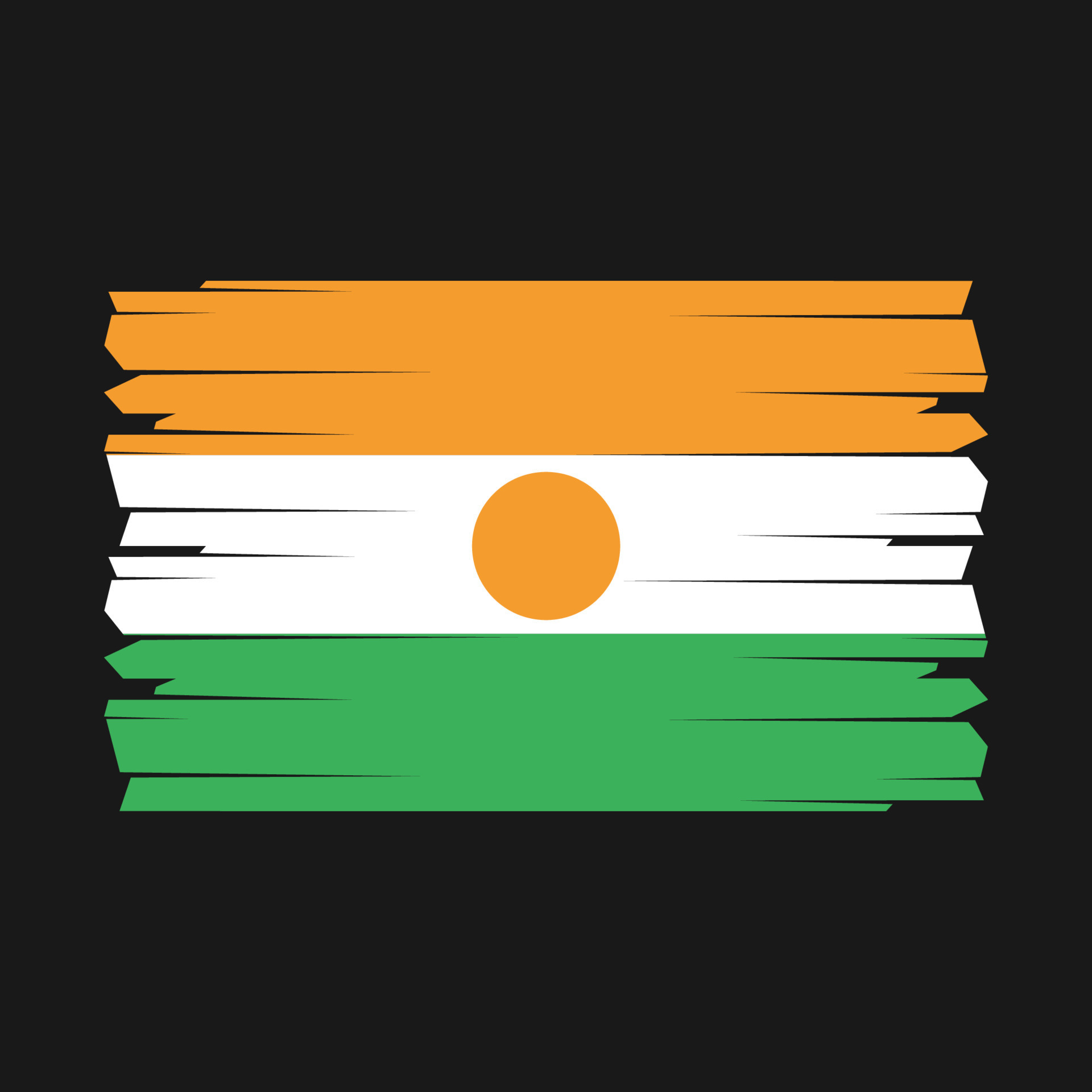 Niger Flag Brush Vector 21679948 Vector Art at Vecteezy