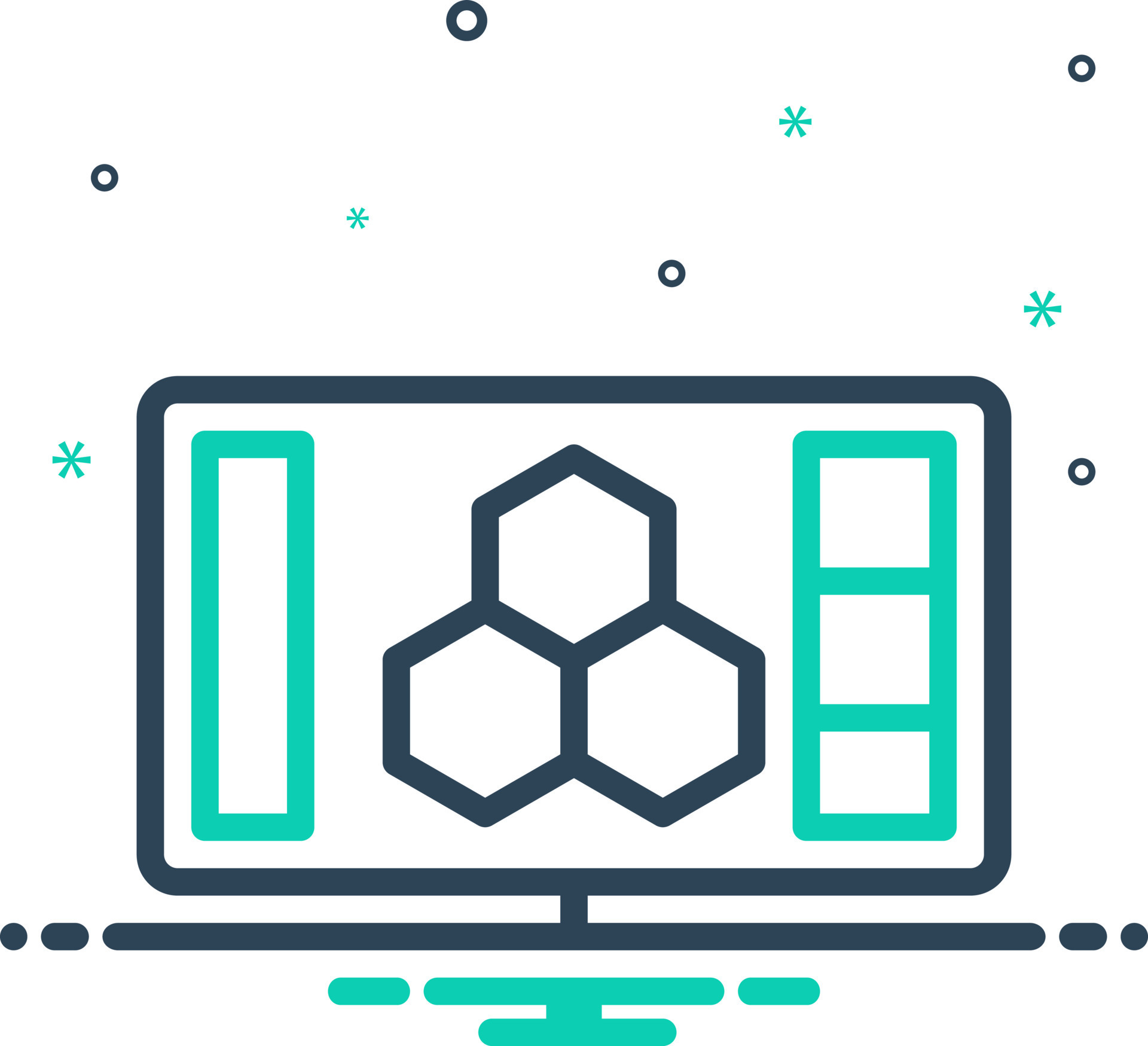 mix icon for modeling 21681441 Vector Art at Vecteezy