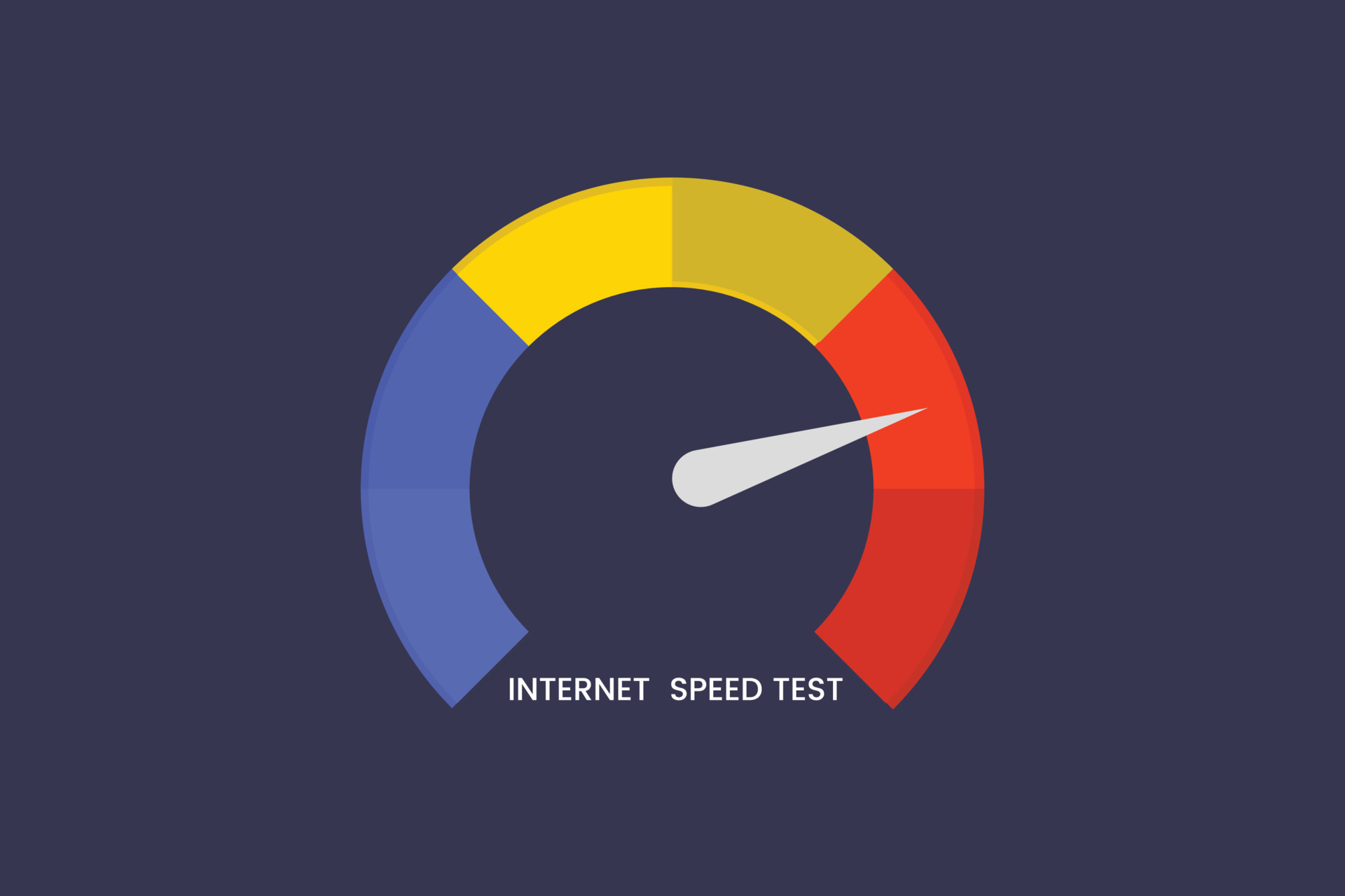 Internet Speed Test Concept Illustration 21683884 Vector Art At Vecteezy