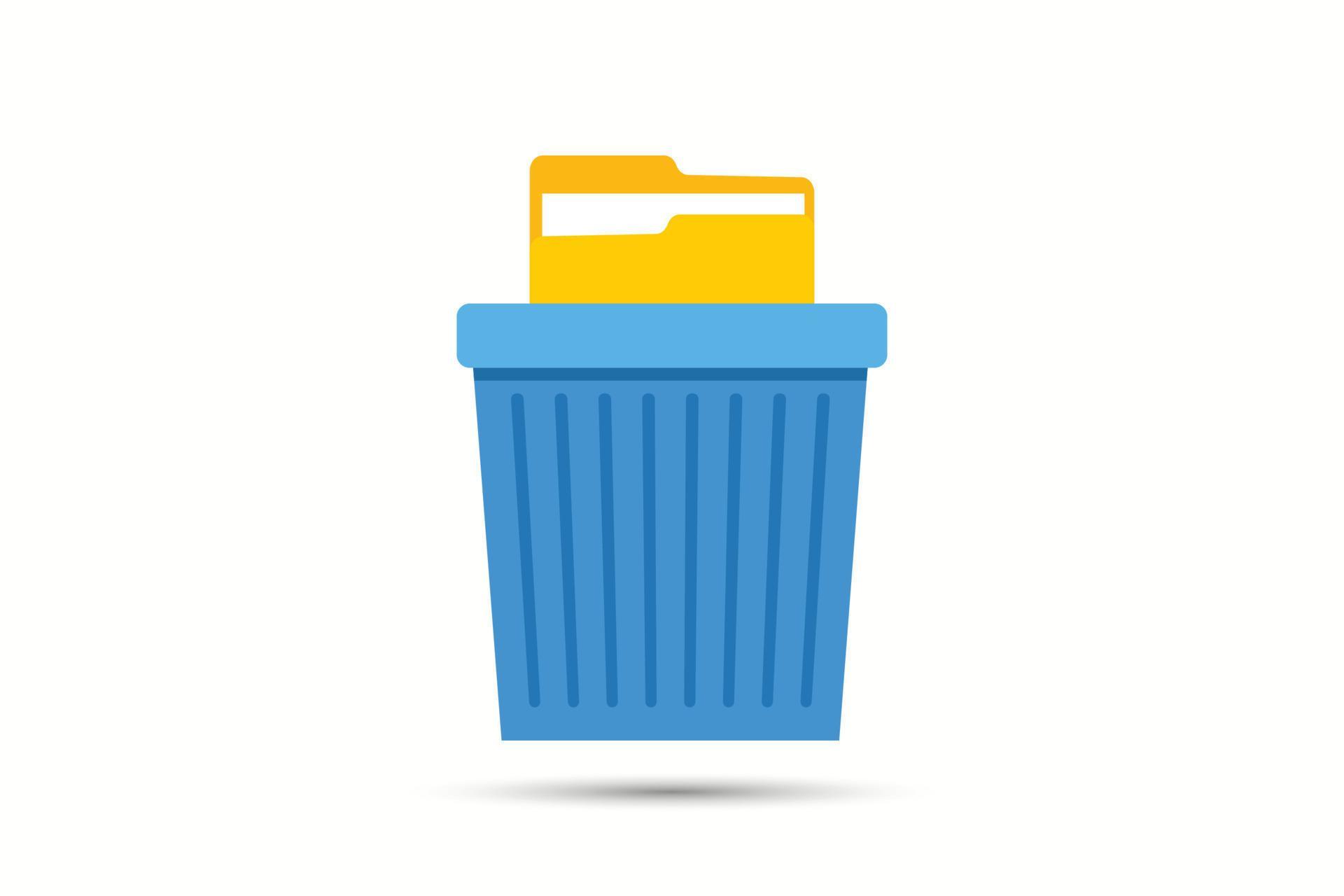 Vector process delete file in folder remove vector stock illustration ... Vector process delete file in folder remove vector stock illustration ...