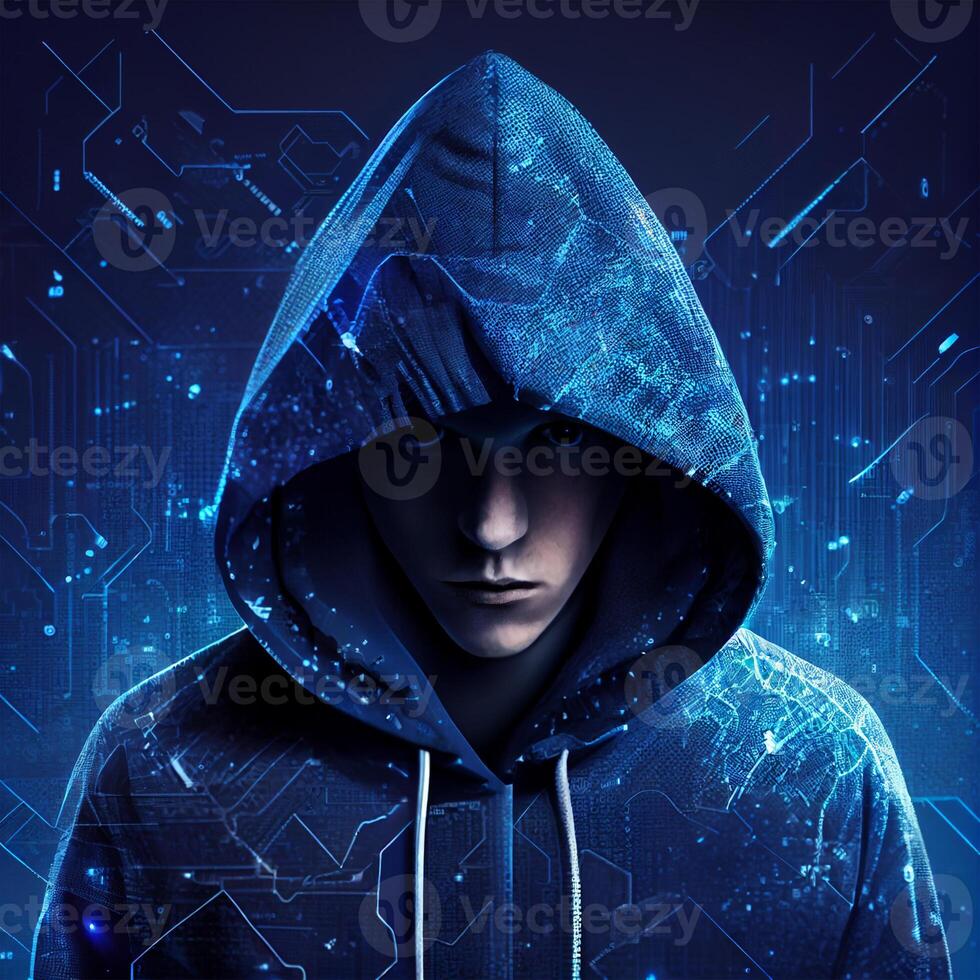 Hacker, programmer modern spy, illegal data search - Image 21688110 Stock Photo at Vecteezy