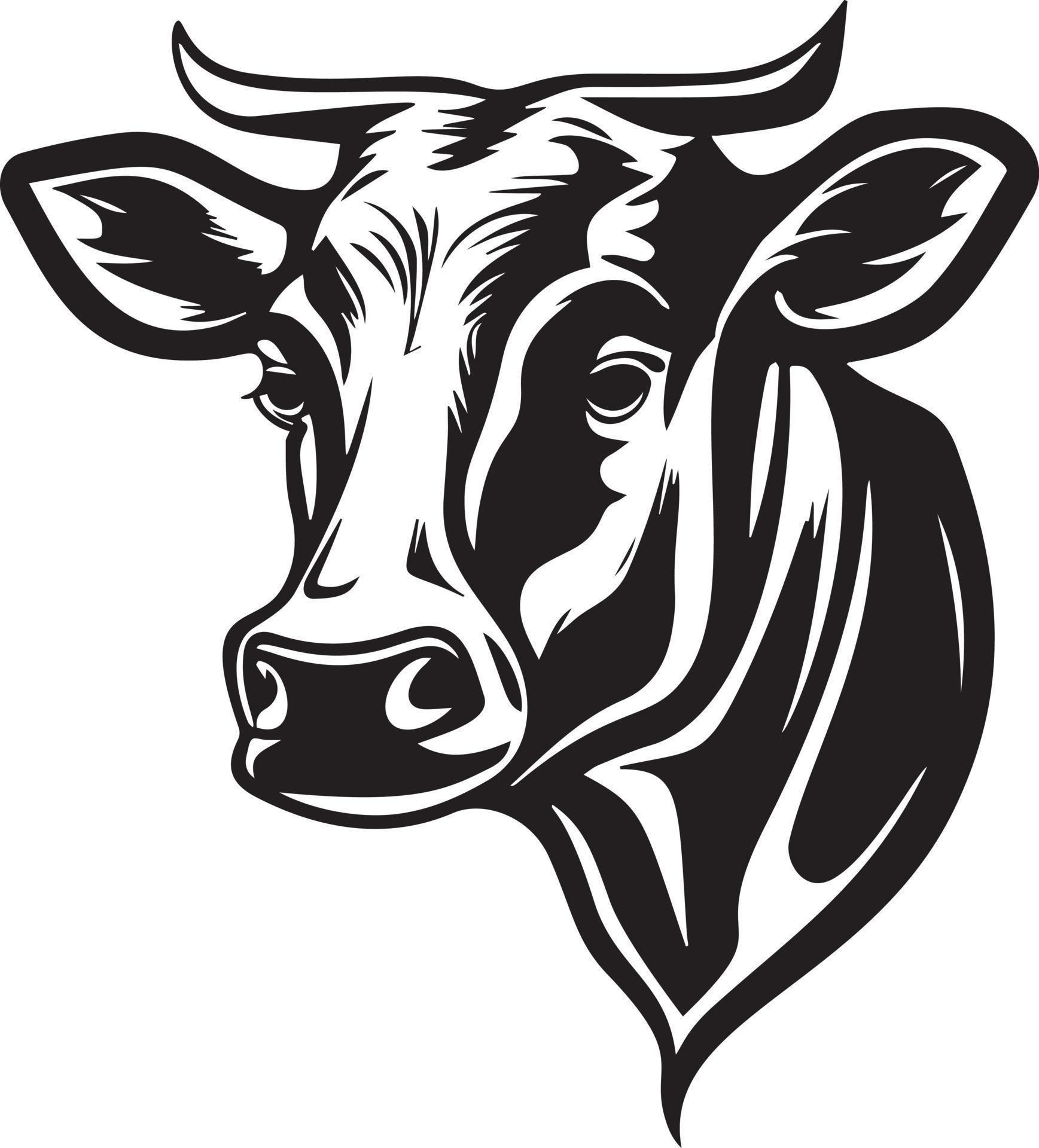 Cow head silhouette Design 21690466 Vector Art at Vecteezy Cow head silhouette Design 21690466 Vector Art at Vecteezy