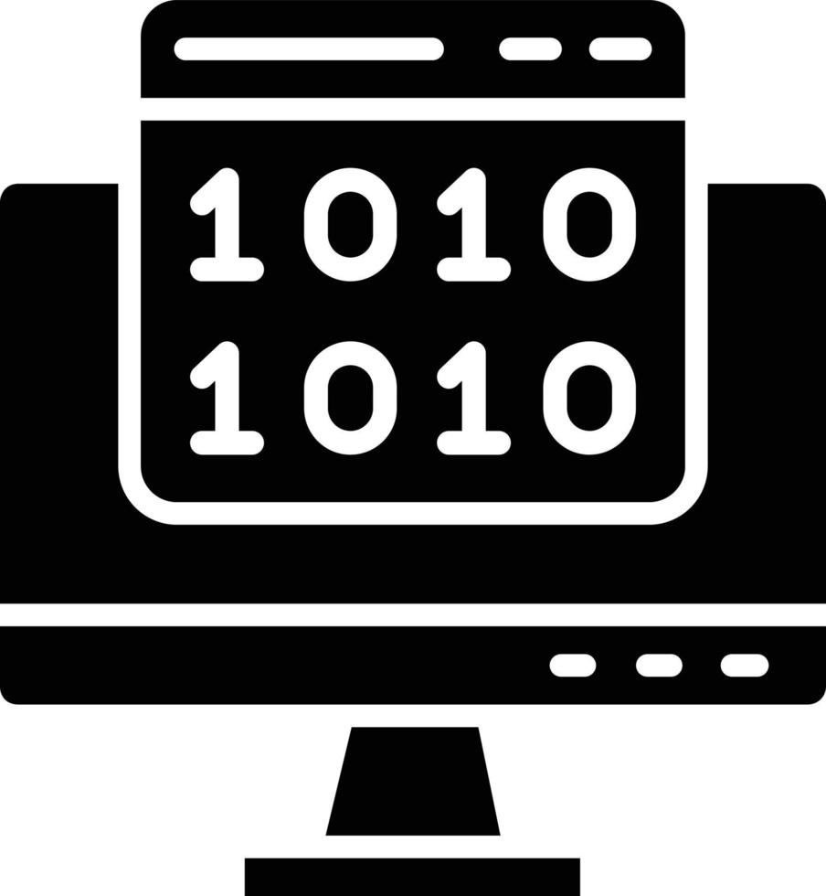 Binary code Vector Icon Design Illustration 21690904 Vector Art at Vecteezy