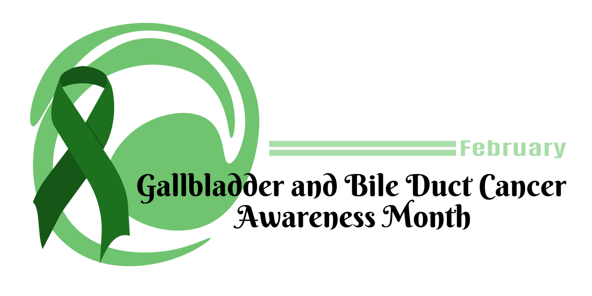 Gallbladder And Bile Duct Cancer Awareness Month Horizontal Design On The Theme Of Health And