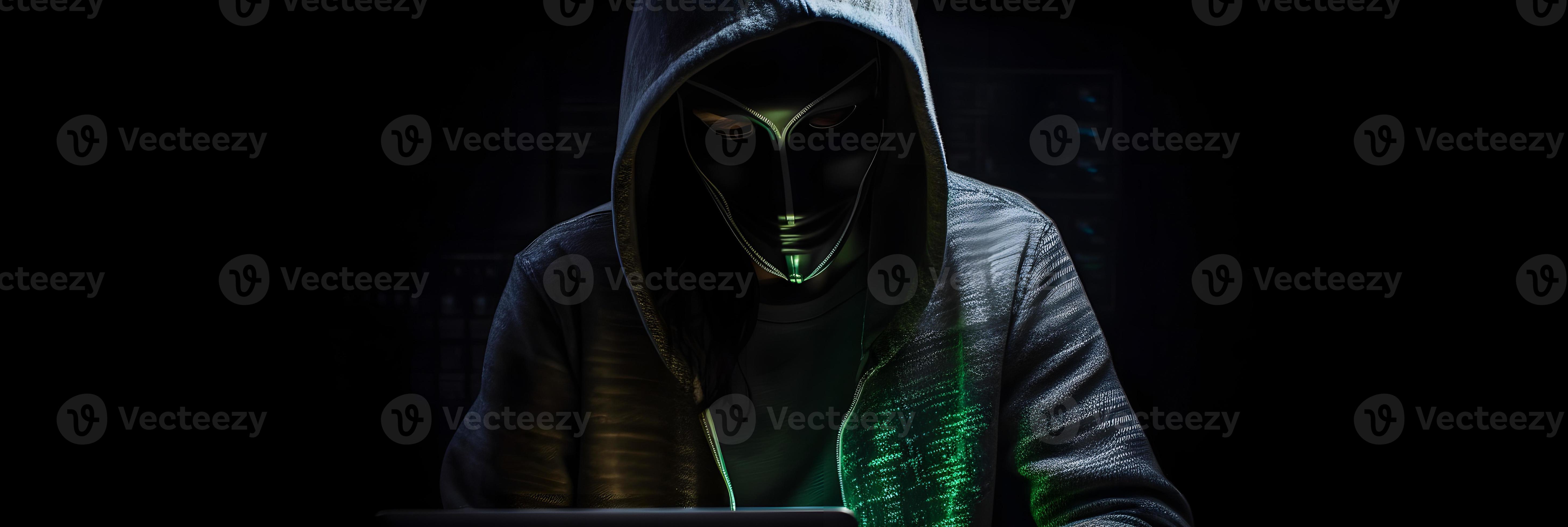 Unveiling the Enigmatic World of Cybercrime. A White Masked Hacker's ...