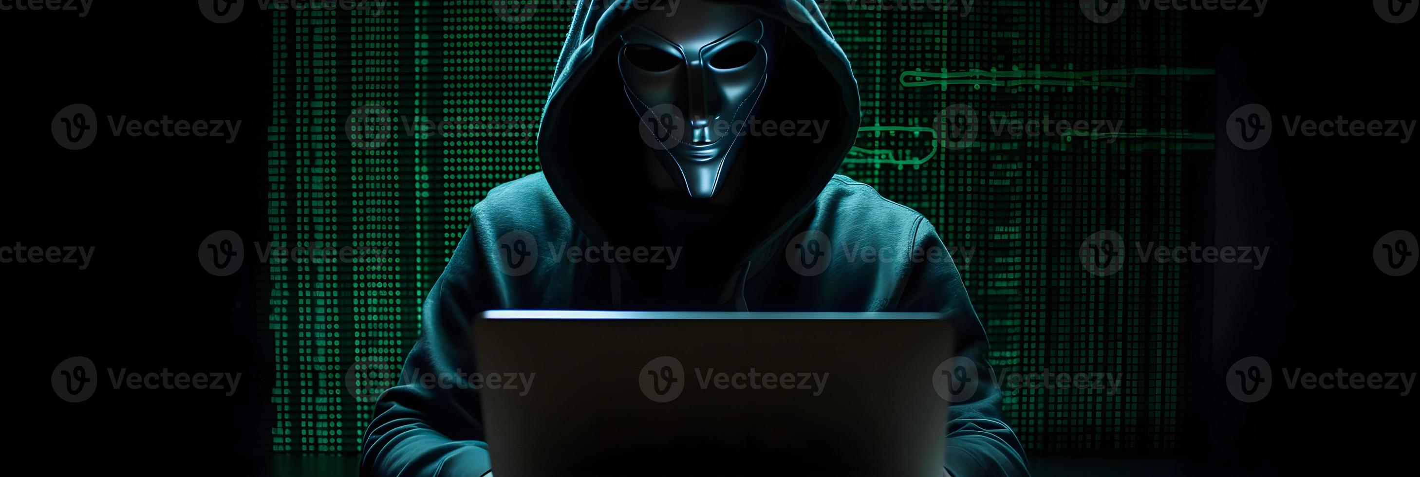 Unveiling the Enigmatic World of Cybercrime. A White Masked Hacker's ...