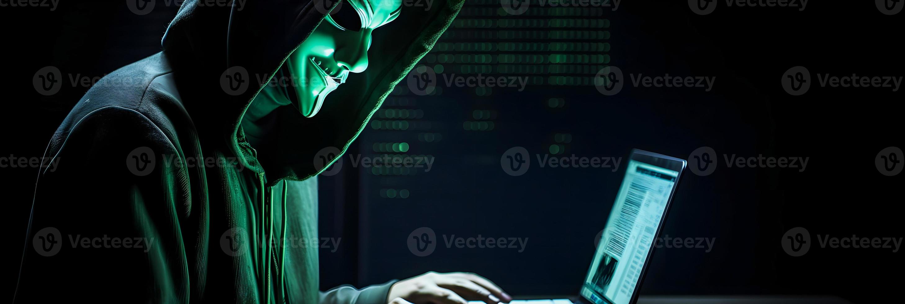 Unveiling the Enigmatic World of Cybercrime. A White Masked Hacker's ...