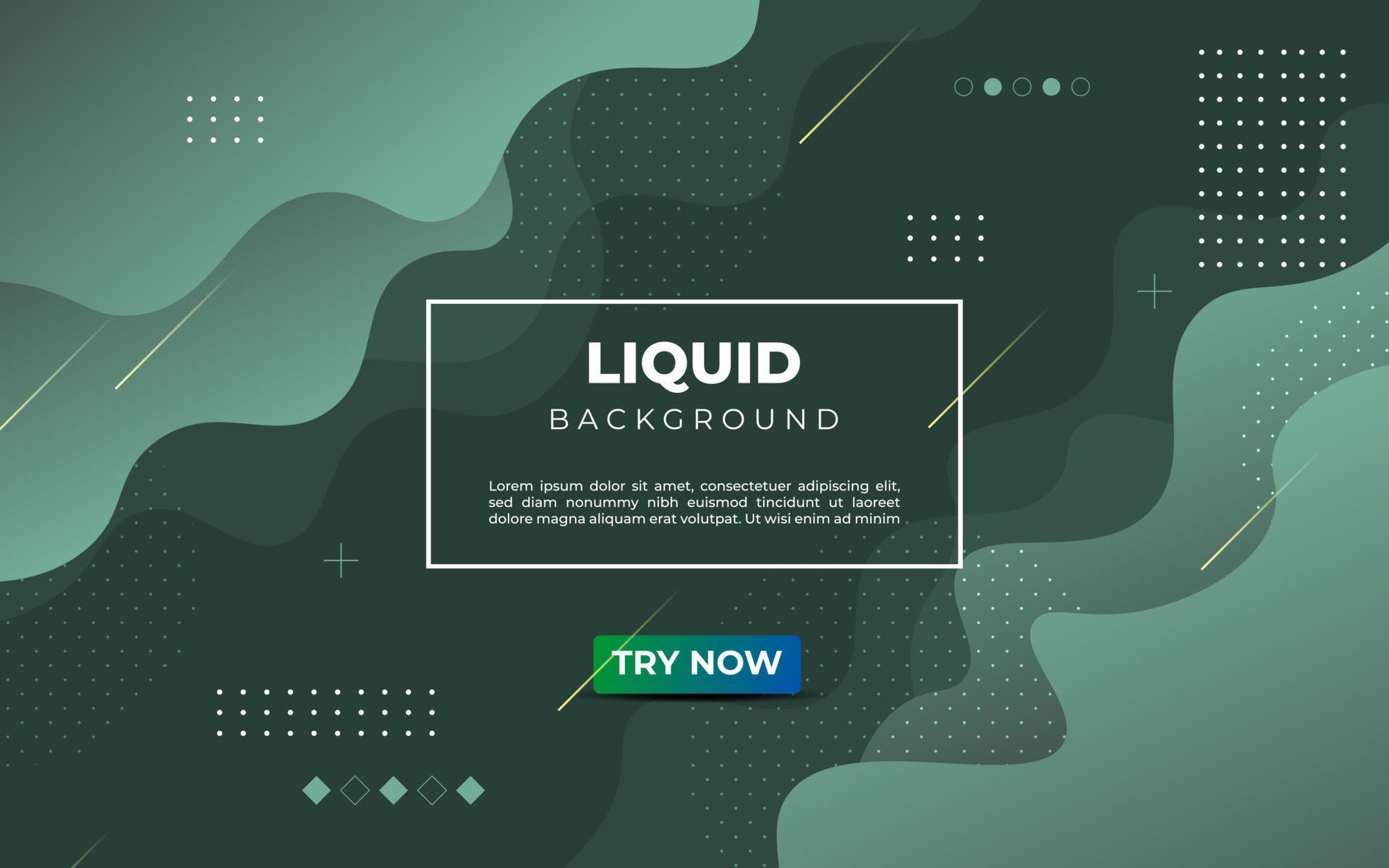 Minimal Abstract Background With Gradient Green Soft Color Wave Shape Background Eps10 Vector