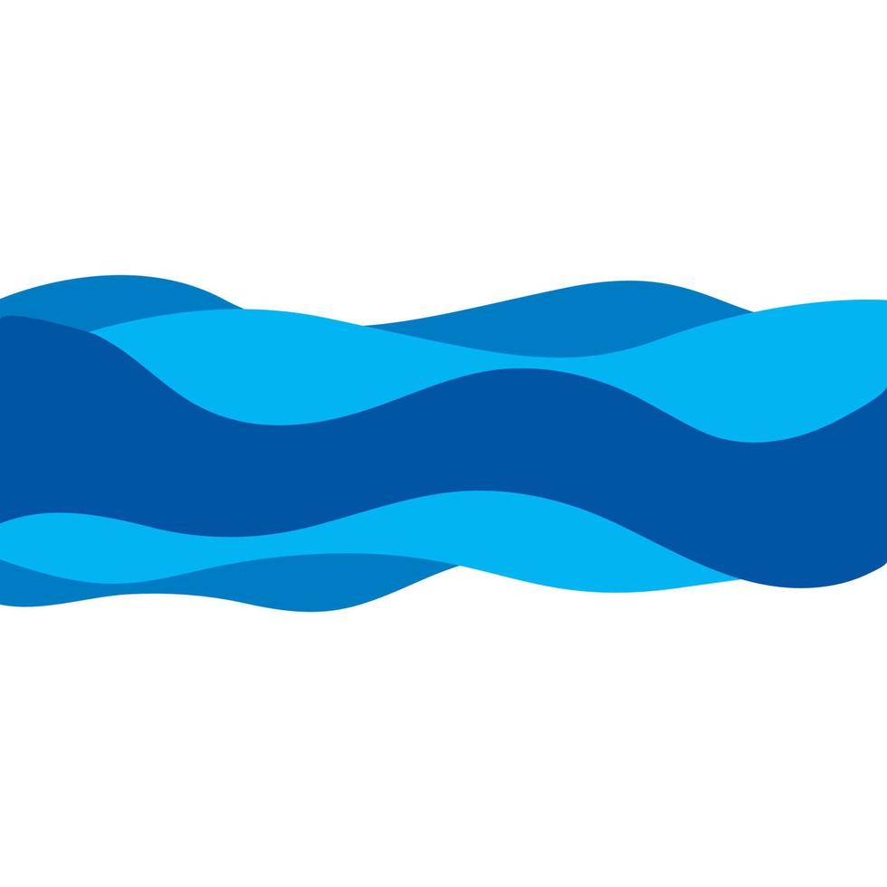 set of Abstract Water wave vector illustration design 21695745 Vector ...