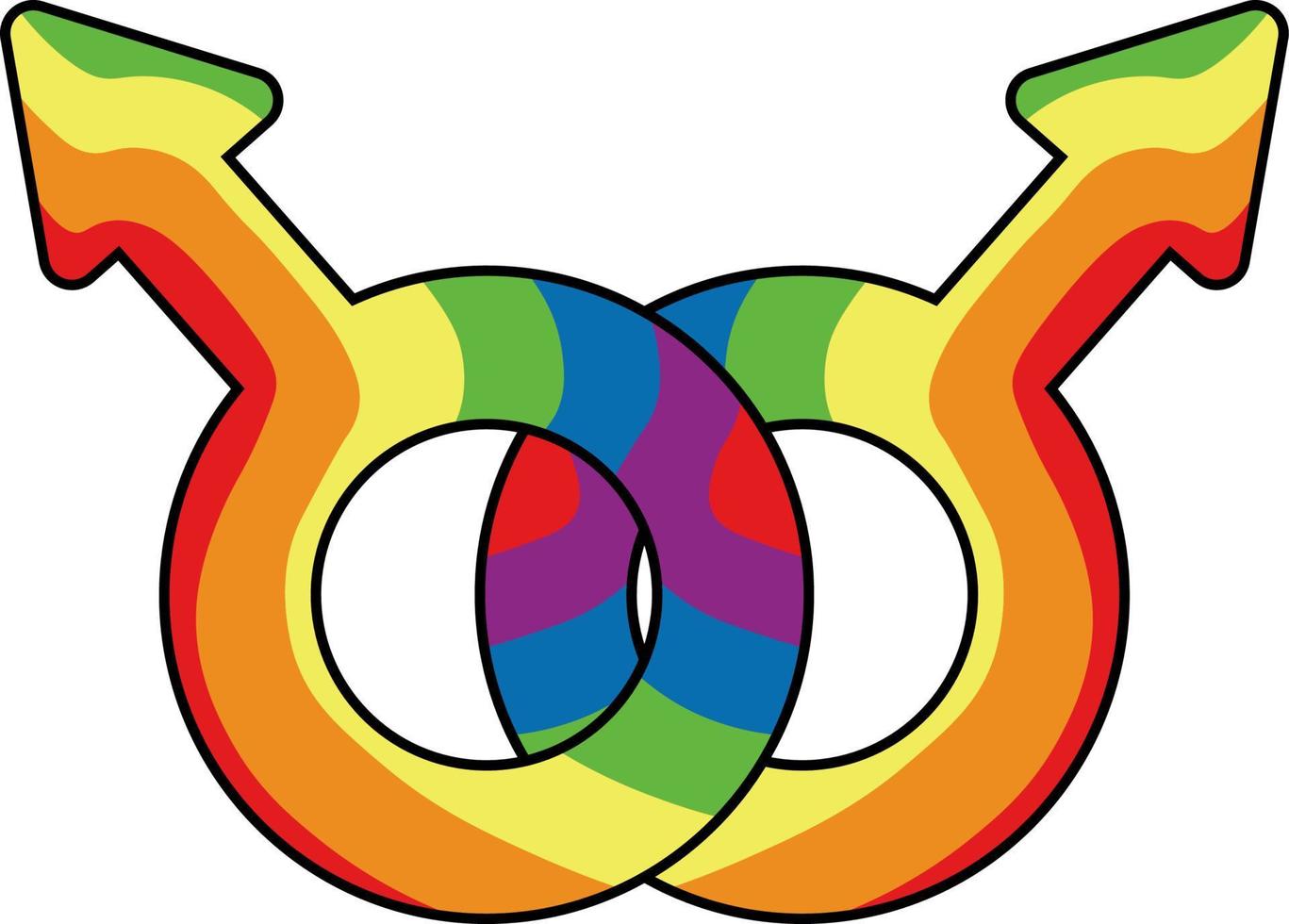 Gay Gender Symbol Lgbtq Community Pride Month 21696013 Vector Art At