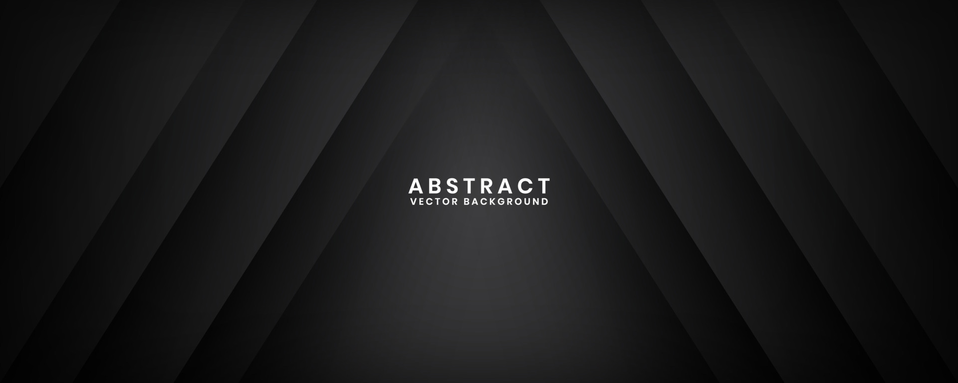 3d Black Geometric Abstract Background Overlap Layer On Dark Space With