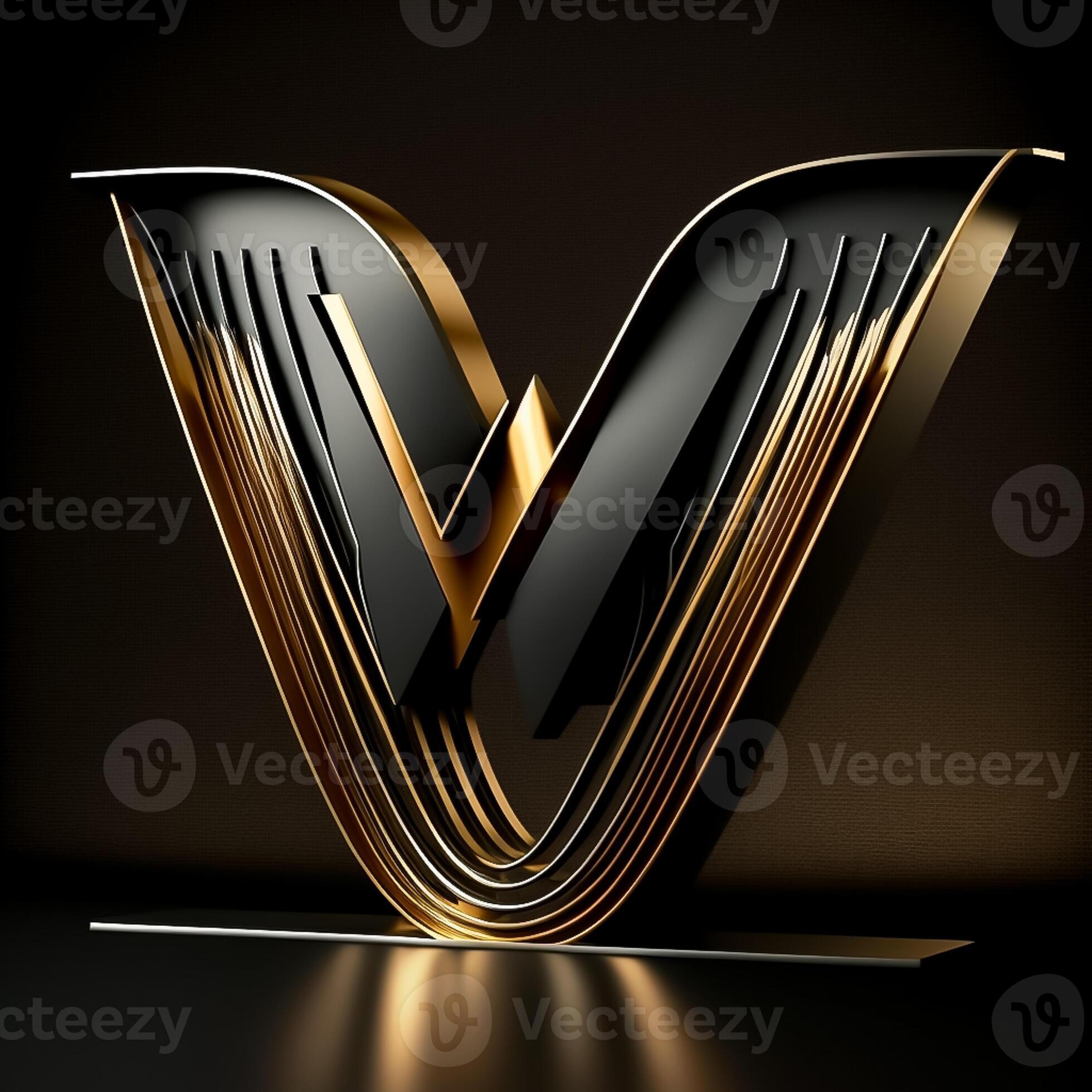 Logo for the letter I with a modern classic style ,3d alphabet on black background 21704888 ...