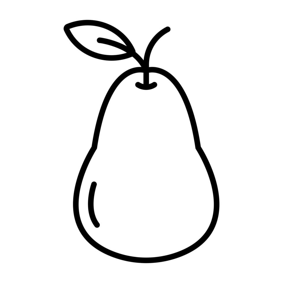 Pear Vector Icon 21706104 Vector Art At Vecteezy