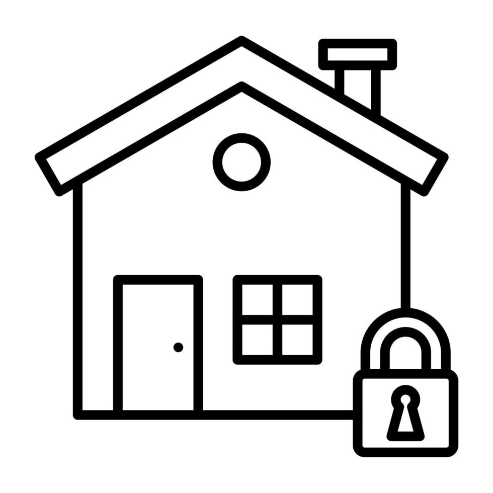 Home Security Vector Icon 21706215 Vector Art At Vecteezy