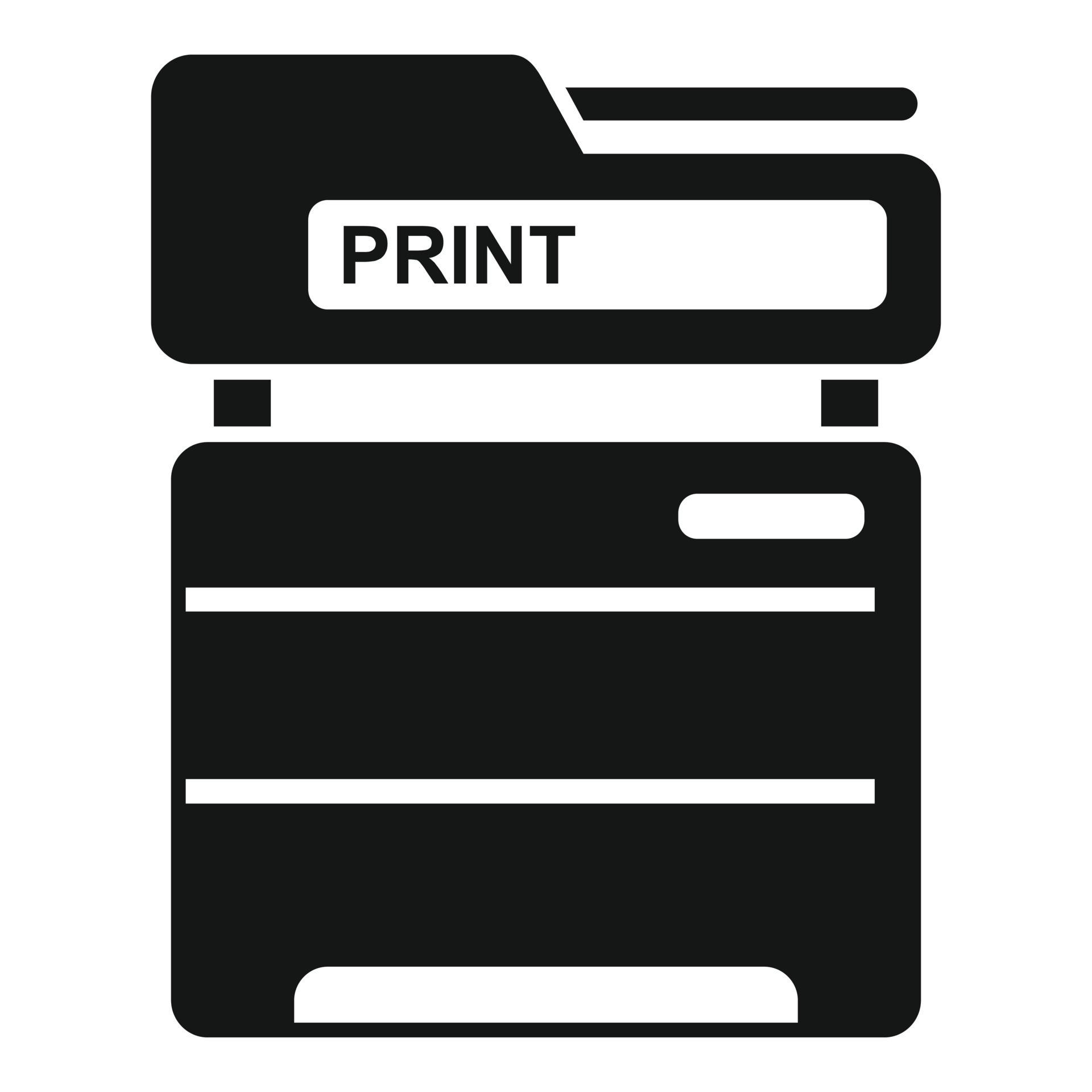 Office printer icon simple vector. Digital print 21706834 Vector Art at ...
