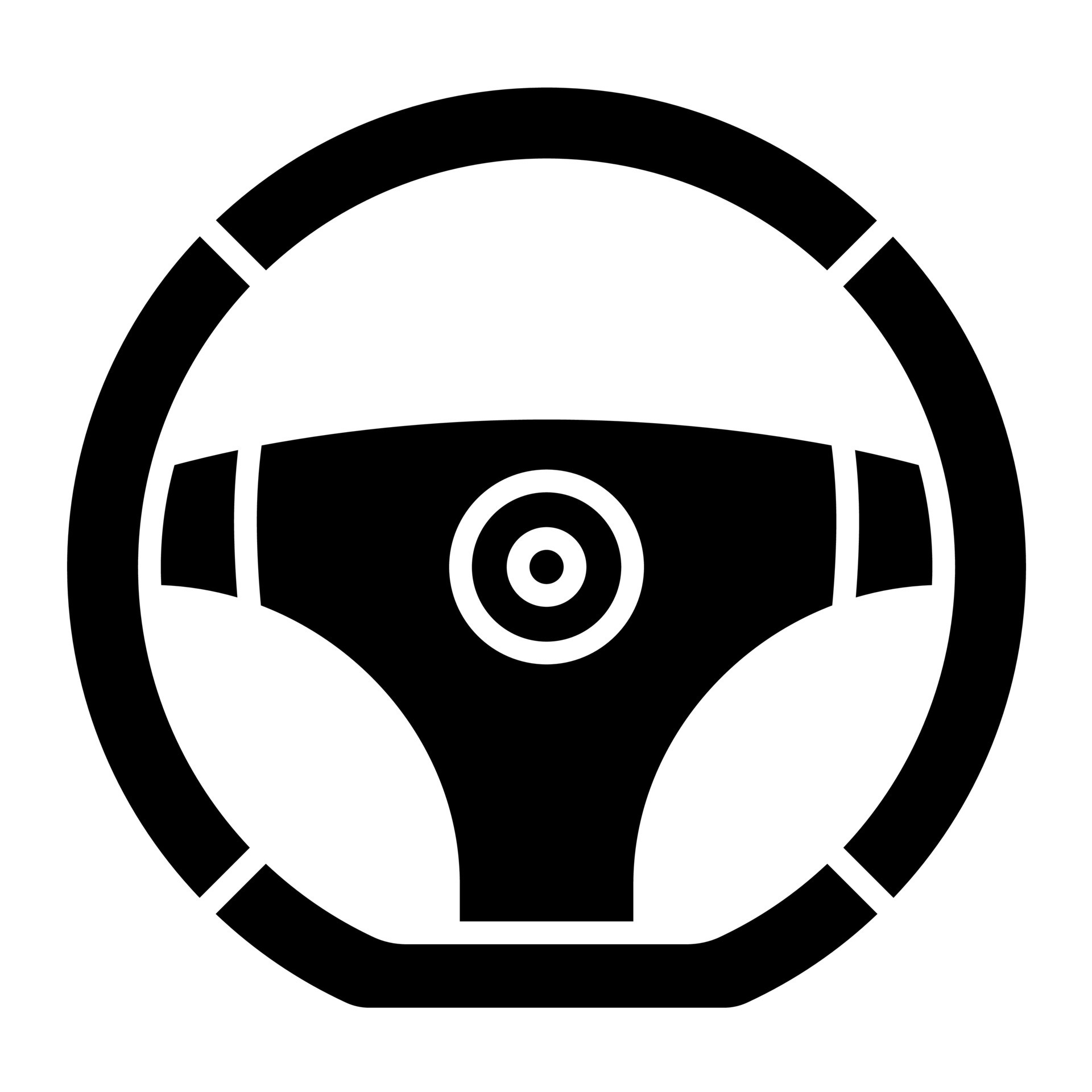 Steering Wheel vector icon 21708092 Vector Art at Vecteezy