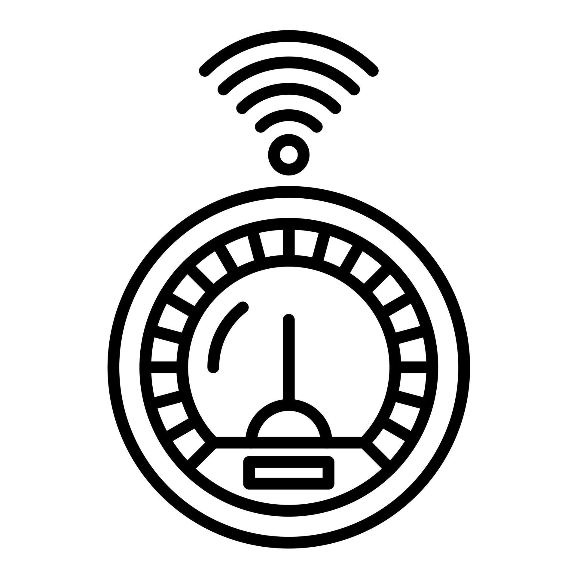 Smart Meter vector icon 21708119 Vector Art at Vecteezy