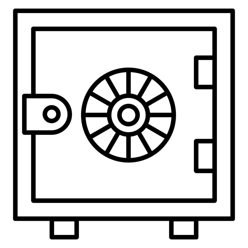 Safe Box vector icon 21708190 Vector Art at Vecteezy