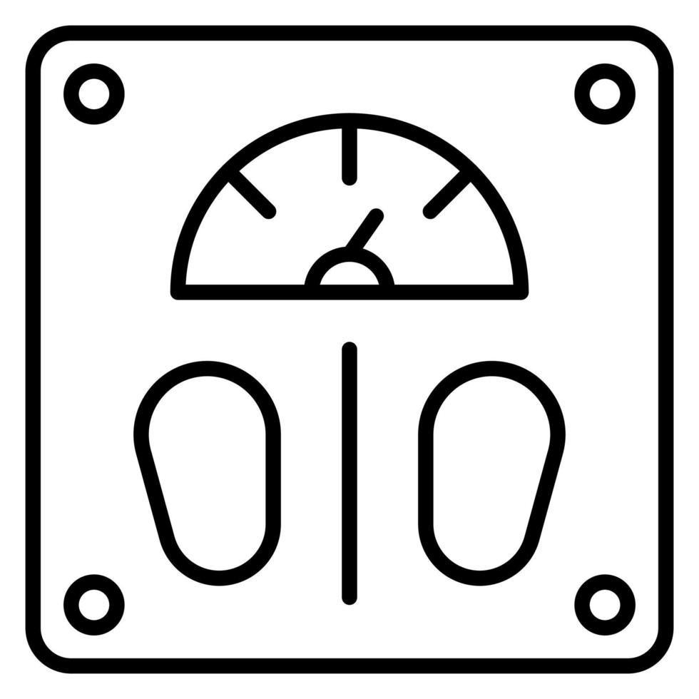 Weight Check vector icon 21708231 Vector Art at Vecteezy