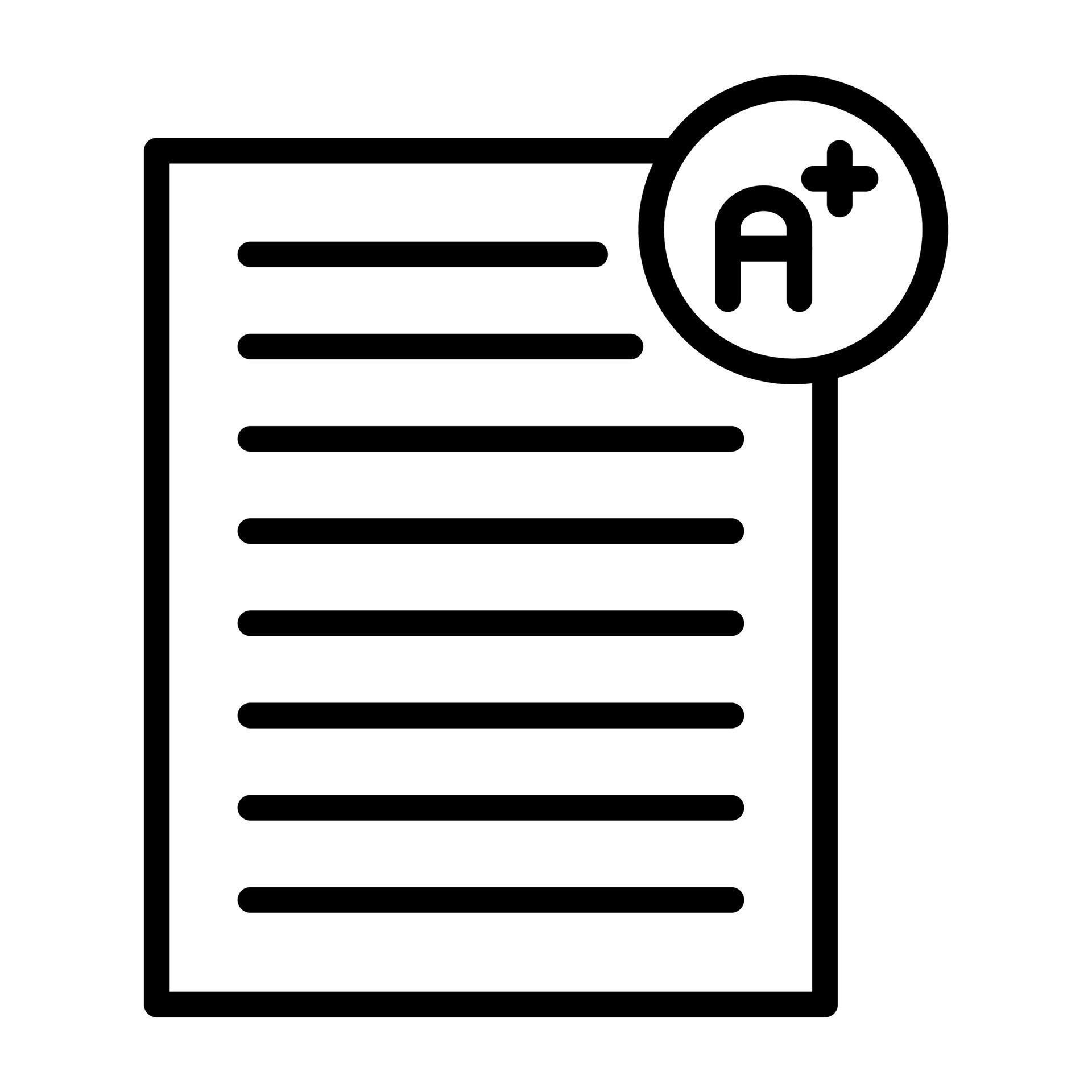 Report Card vector icon 21708455 Vector Art at Vecteezy