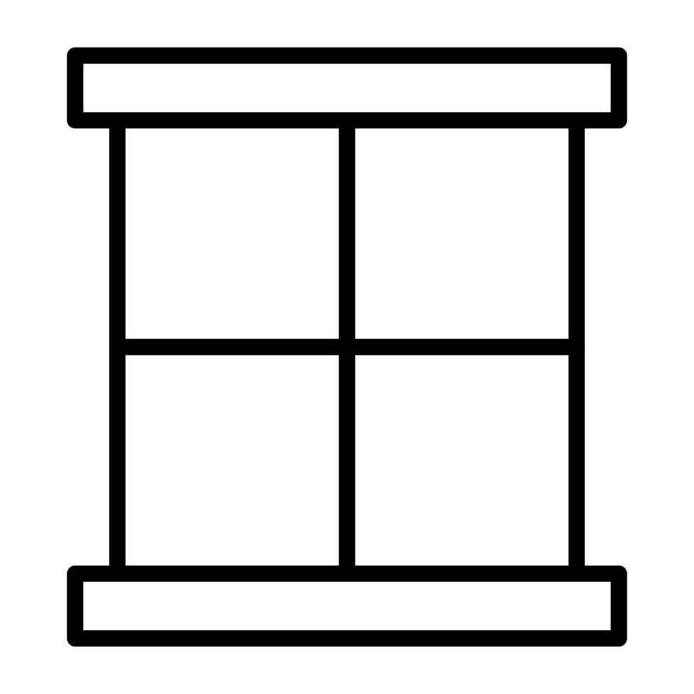 Window vector icon 21708507 Vector Art at Vecteezy
