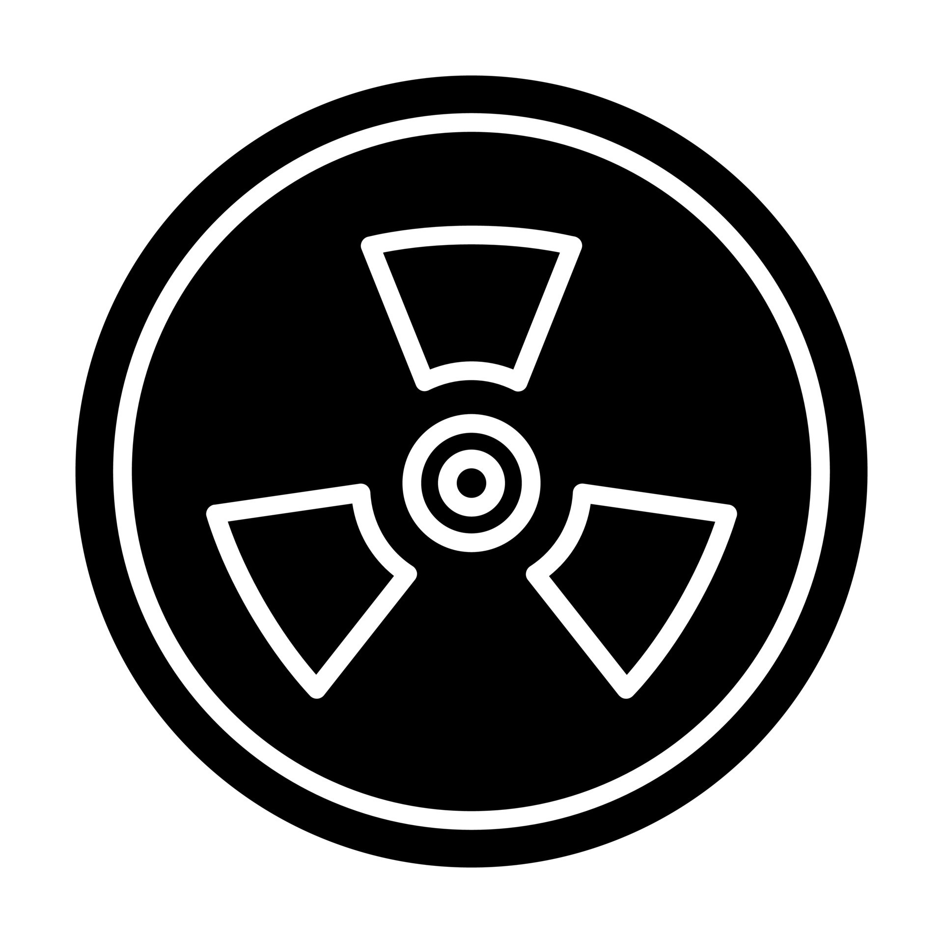 Nuclear vector icon 21708583 Vector Art at Vecteezy