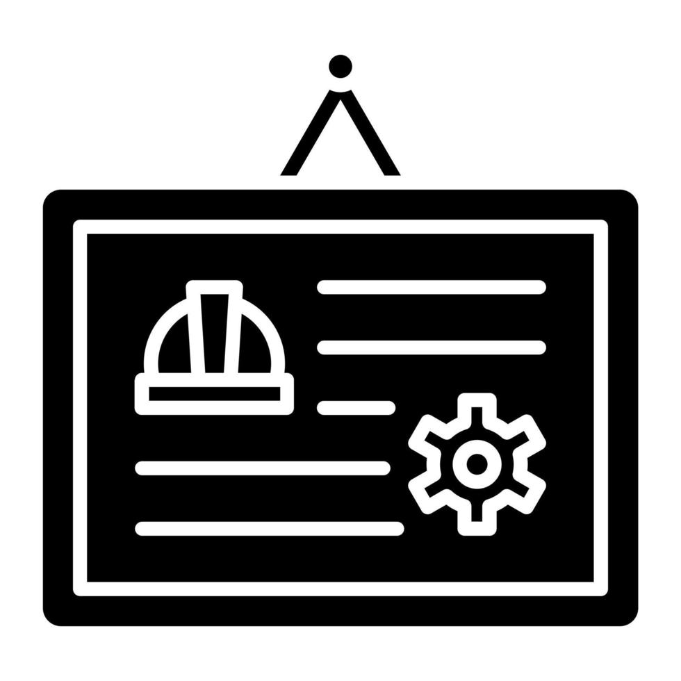 Engineering Presentaion vector icon 21708596 Vector Art at Vecteezy