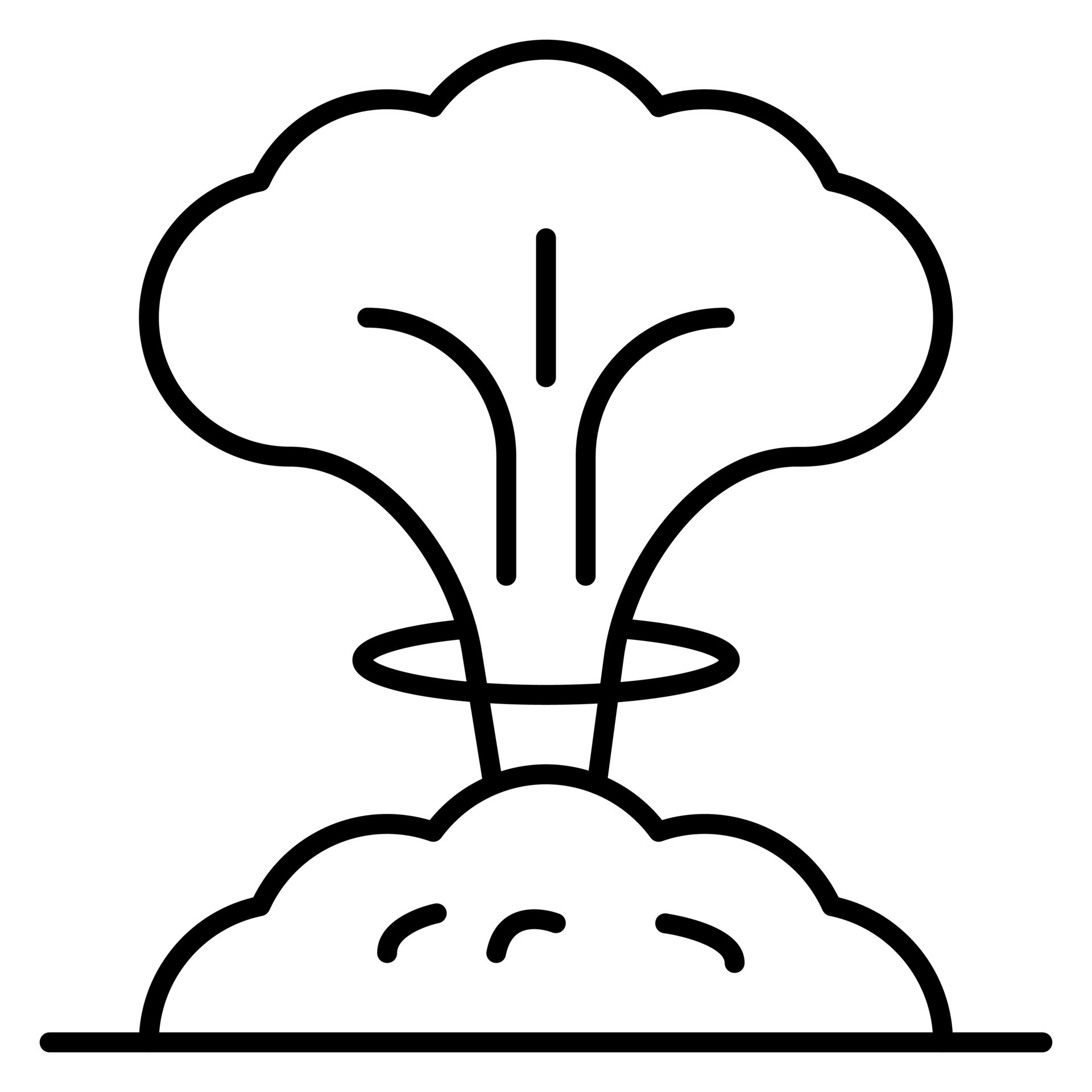 Nuclear Explosion vector icon 21708627 Vector Art at Vecteezy