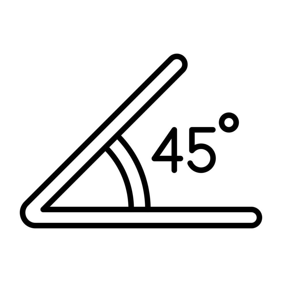 Angle vector icon 21708747 Vector Art at Vecteezy