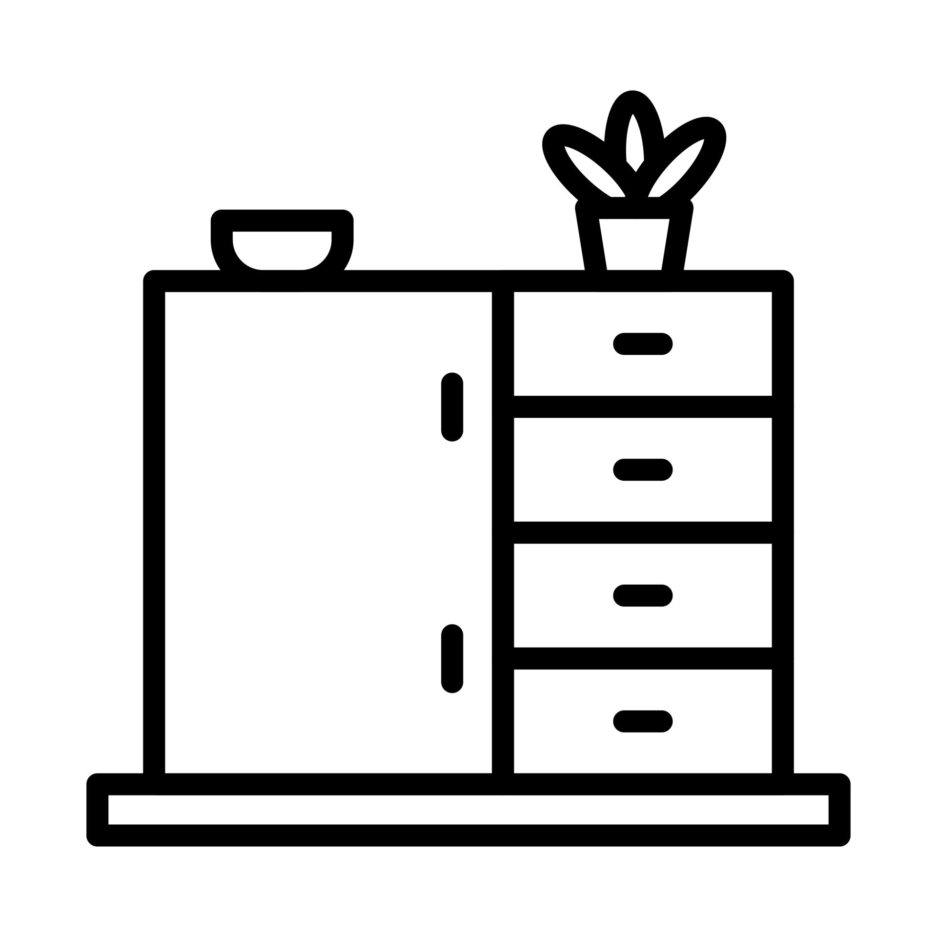 Cupboard vector icon 21708811 Vector Art at Vecteezy
