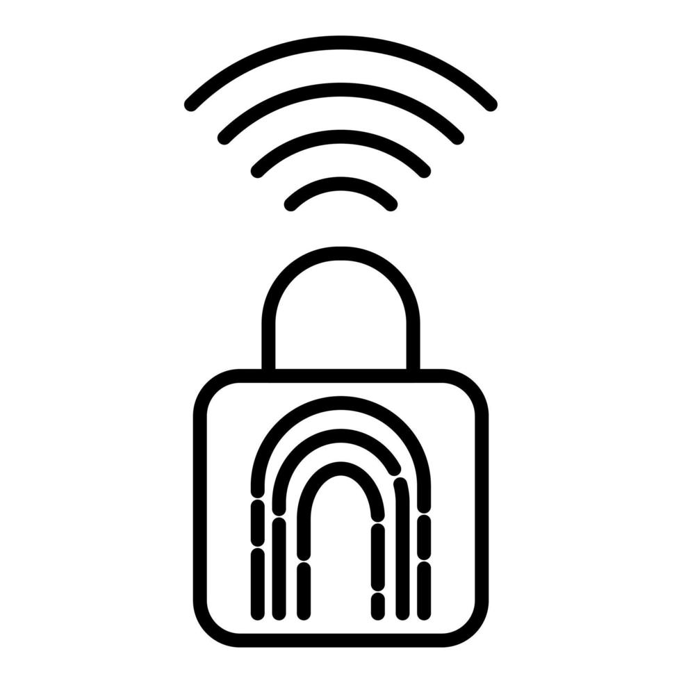 Smart Lock vector icon 21708824 Vector Art at Vecteezy