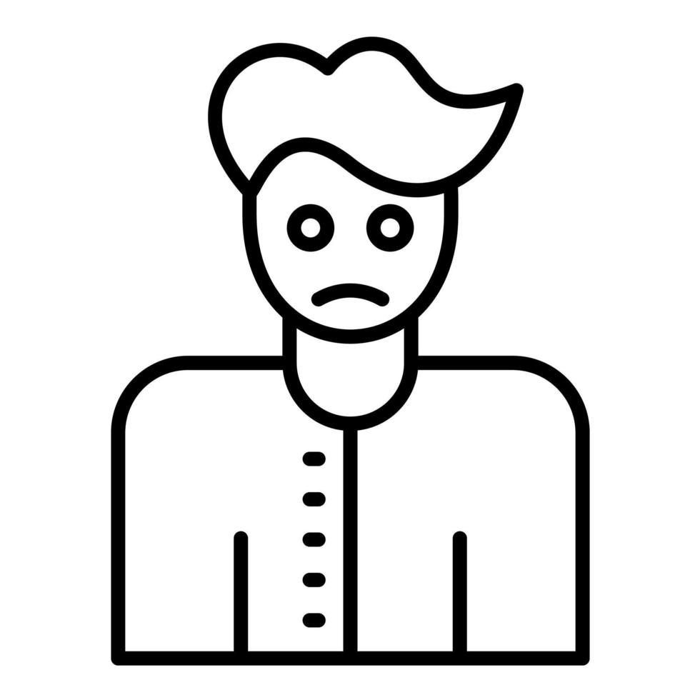 Sadness vector icon 21708889 Vector Art at Vecteezy