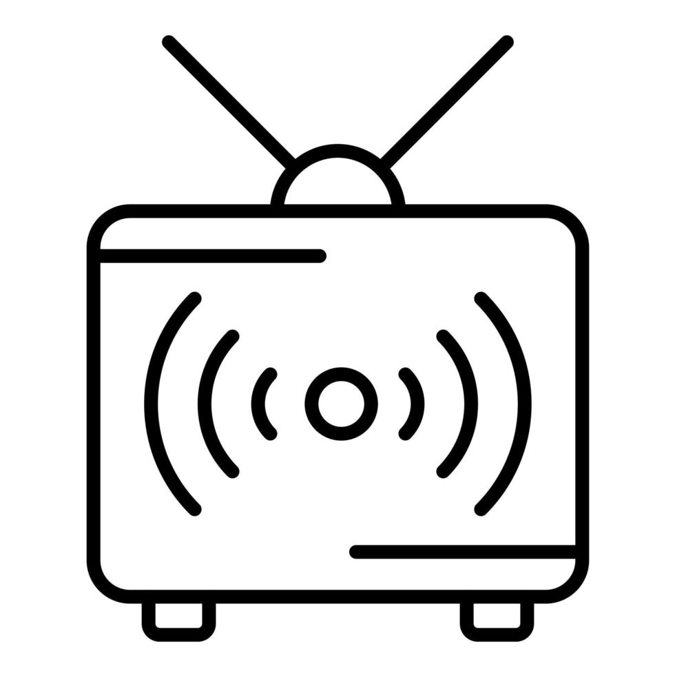 Broadcaster vector icon 21708984 Vector Art at Vecteezy