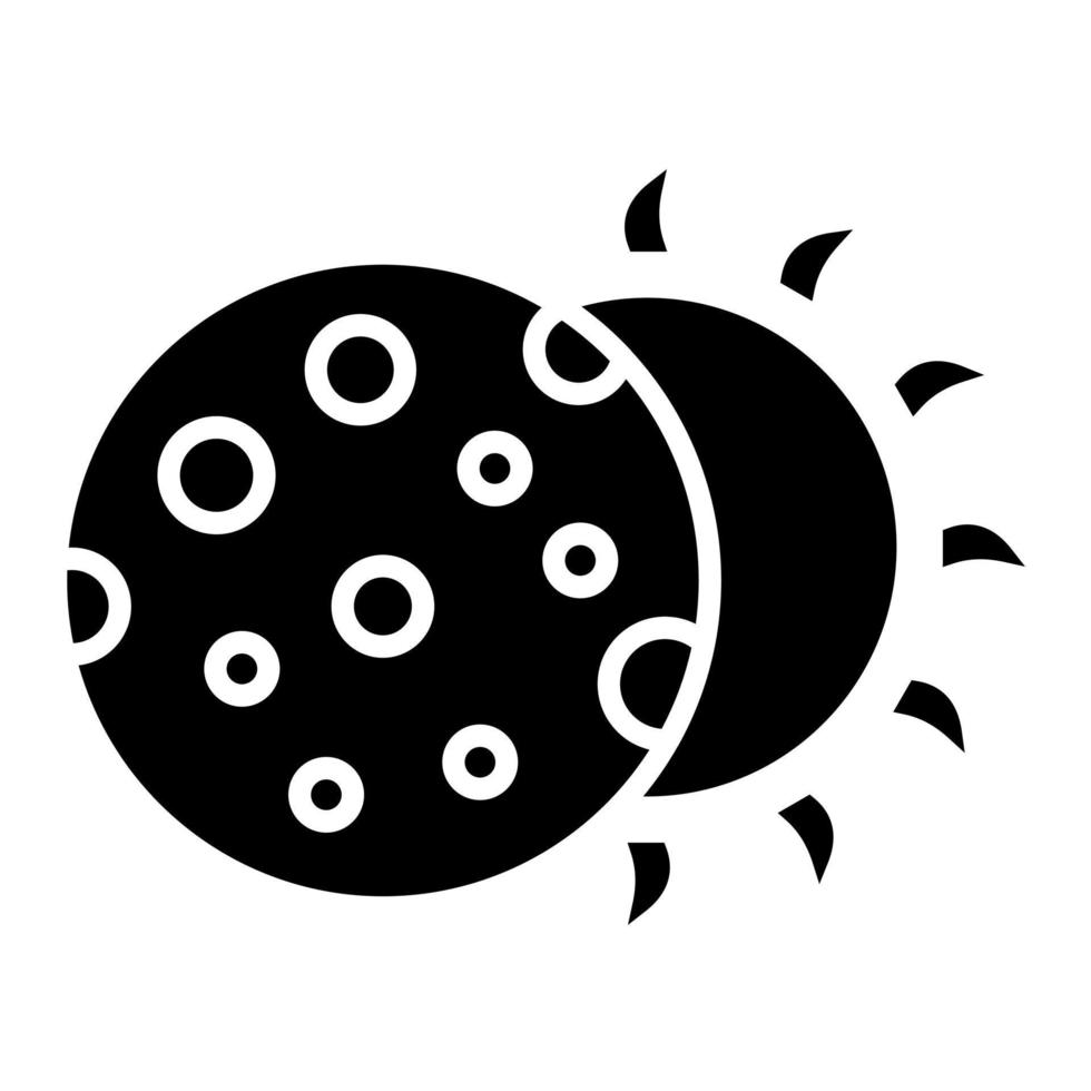Solar Eclipse vector icon 21709232 Vector Art at Vecteezy
