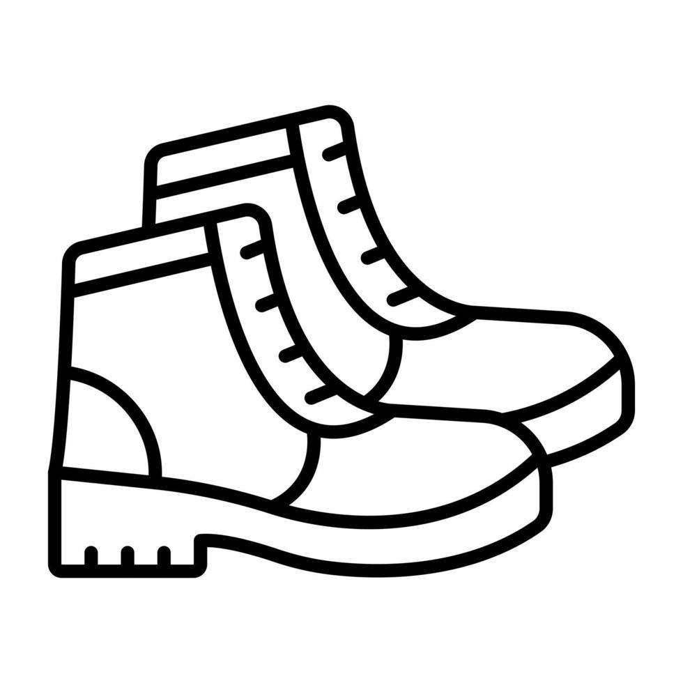 Construction Shoes vector icon 21709690 Vector Art at Vecteezy