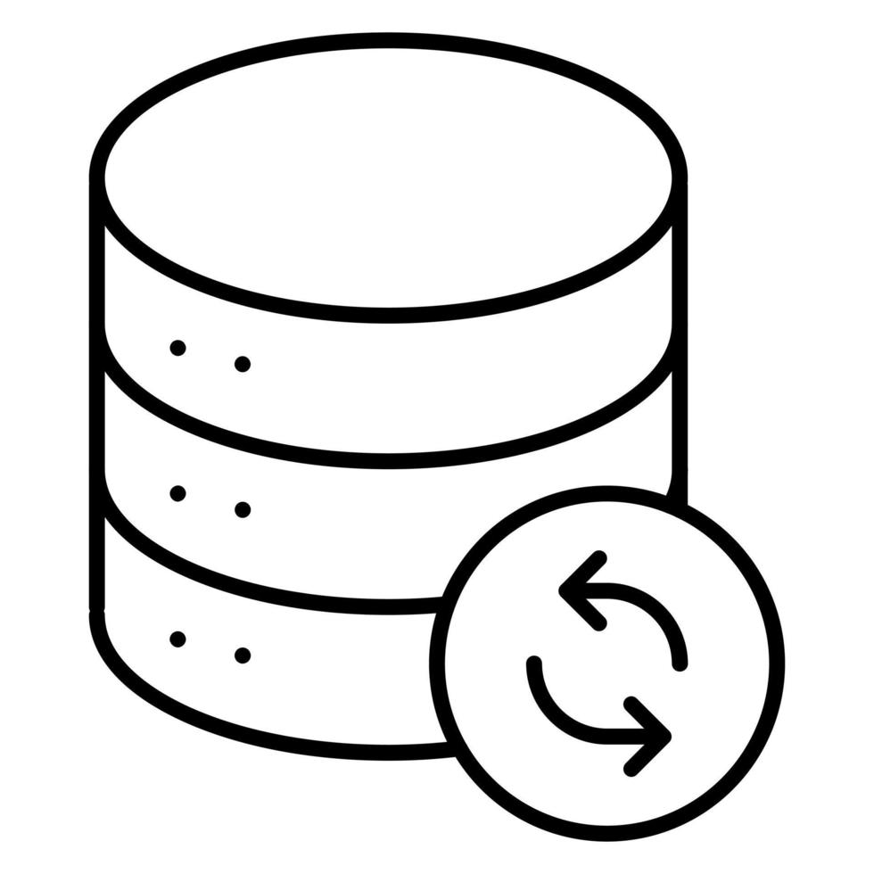 Data Synchronization Vector Icon 21710038 Vector Art At Vecteezy