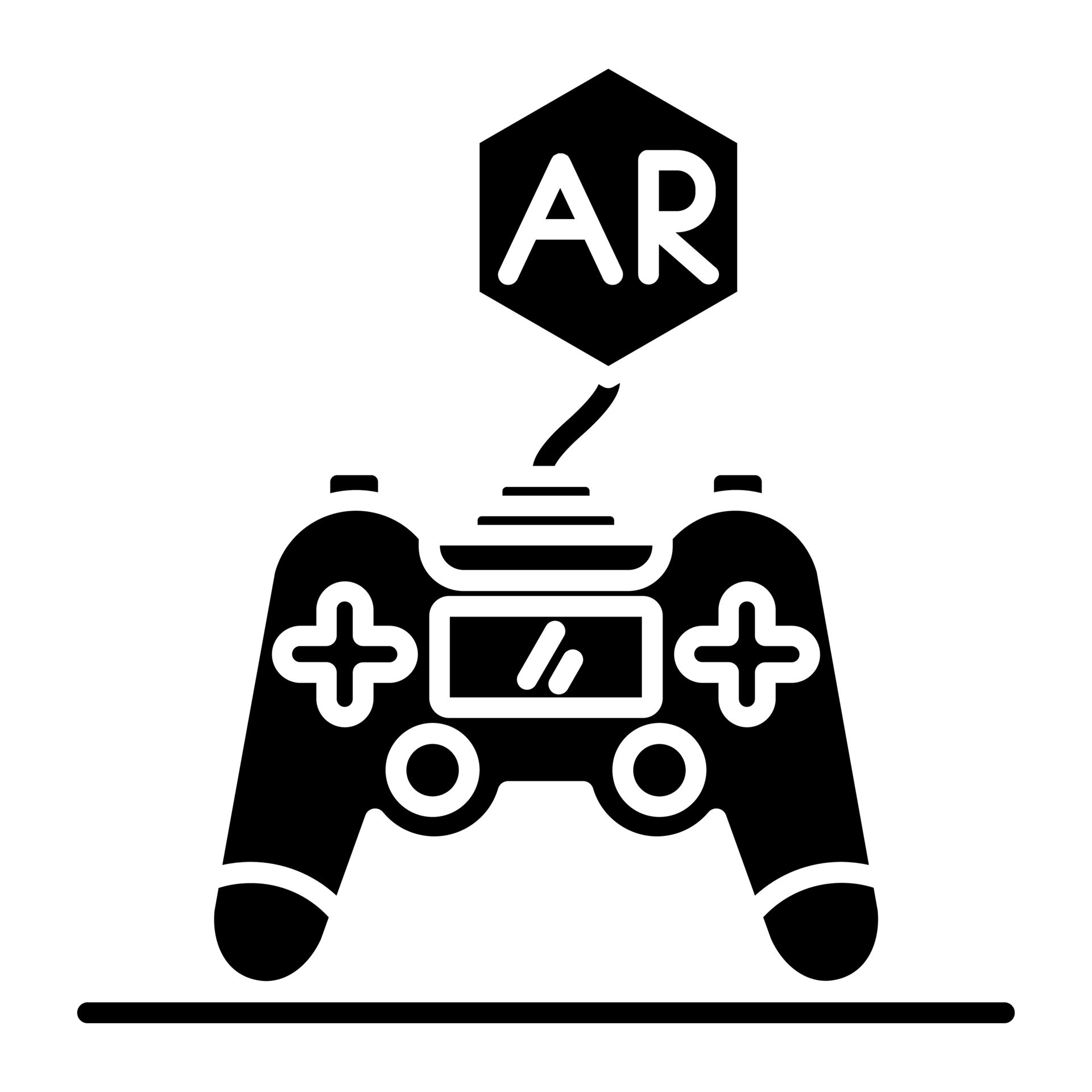 Ar Controller vector icon 21710178 Vector Art at Vecteezy