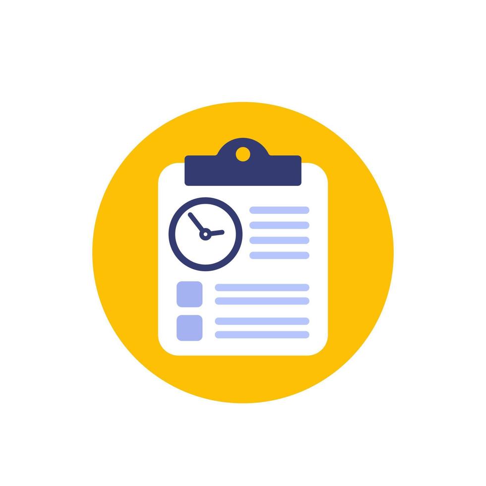timesheet, time tracking icon, flat vector 21710746 Vector Art at Vecteezy timesheet, time tracking icon, flat vector 21710746 Vector Art at Vecteezy