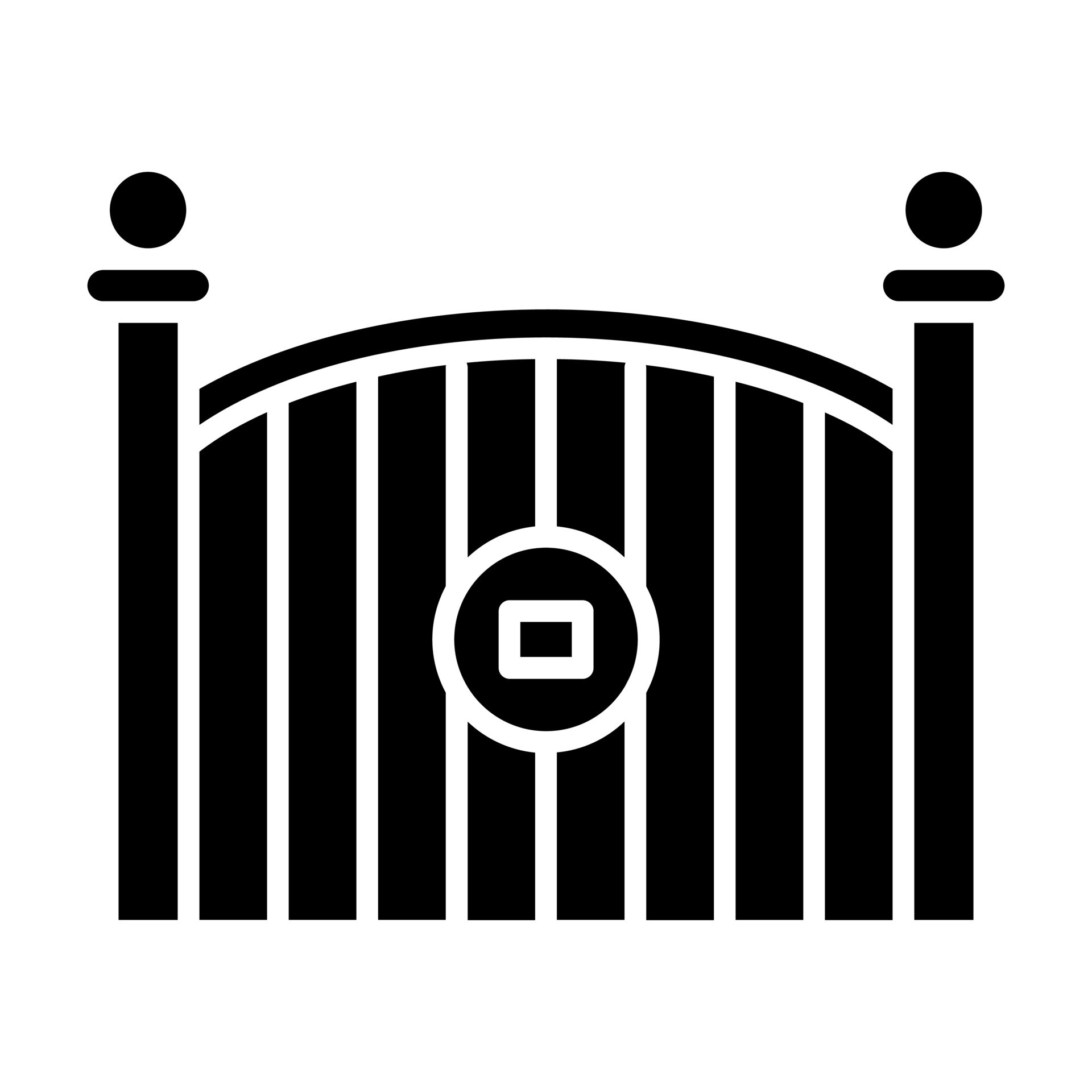 Security Gate Vector Icon 21710790 Vector Art At Vecteezy