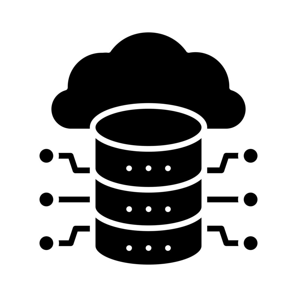 icono de vector de base de datos en la nube 21711395 Vector en Vecteezy