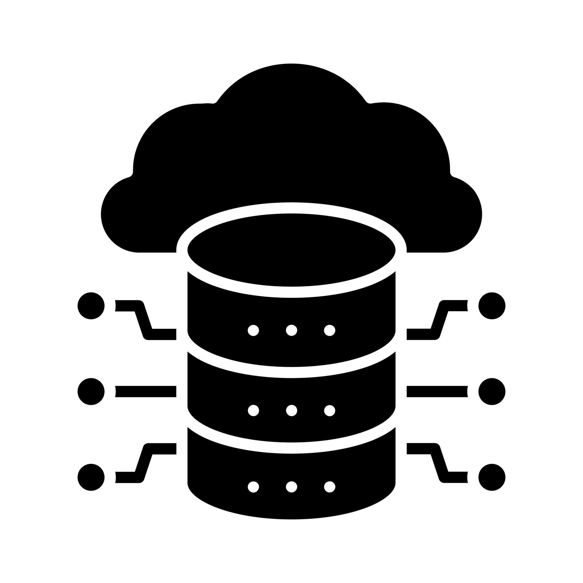 icono de vector de base de datos en la nube 21711395 Vector en Vecteezy