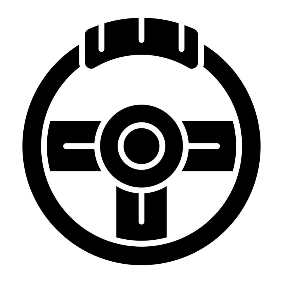 Steering Wheel vector icon 21711792 Vector Art at Vecteezy