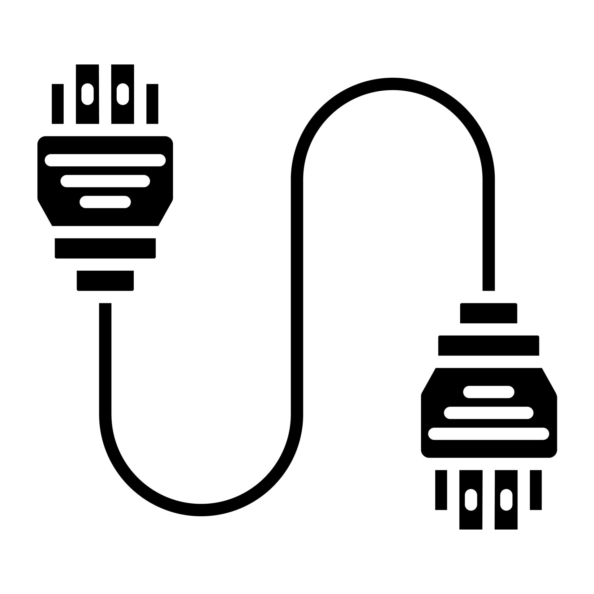 Cable Connector Vector Icon 21711818 Vector Art At Vecteezy