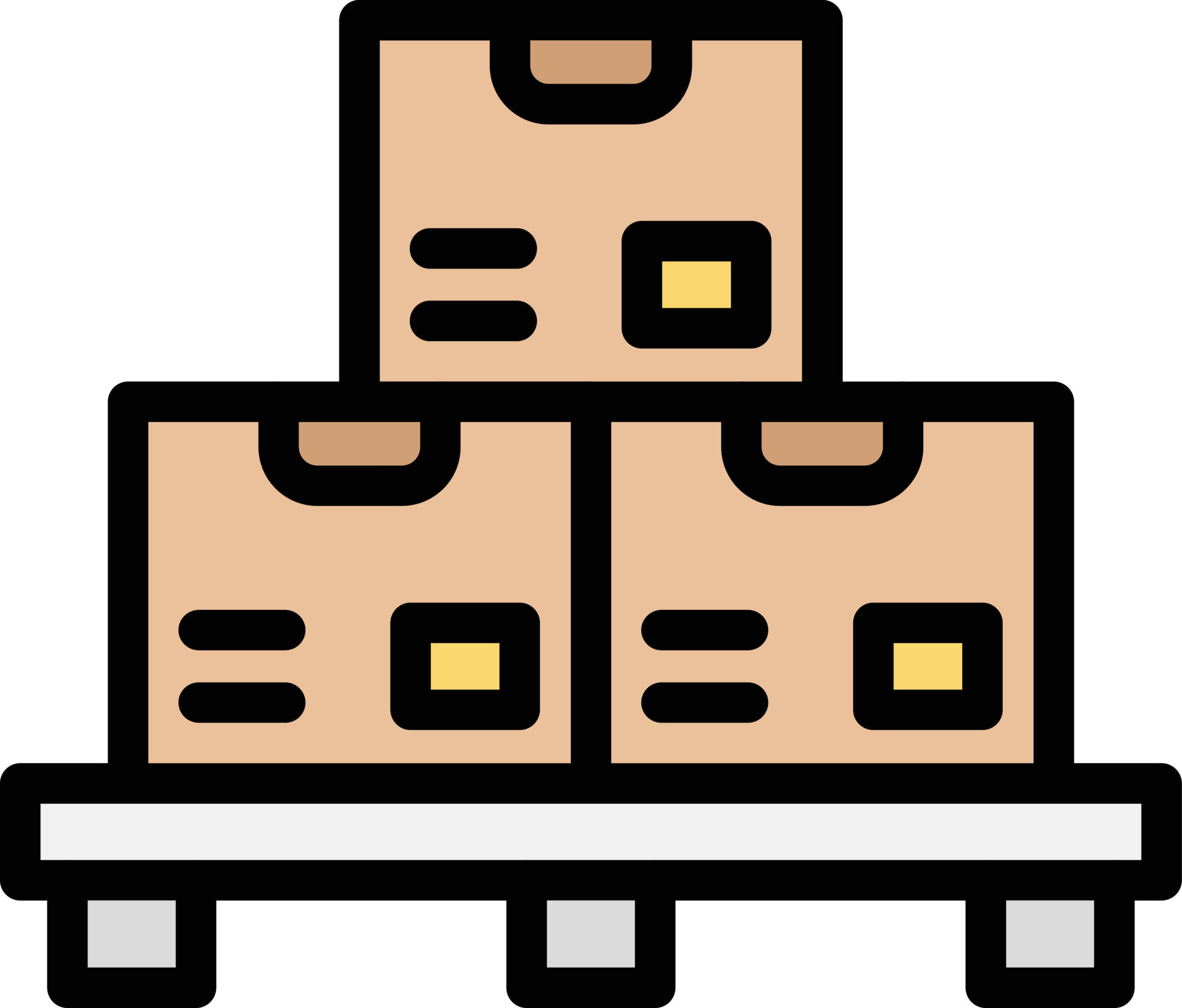 Pallet Vector Icon Design Illustration 21715932 Vector Art At Vecteezy