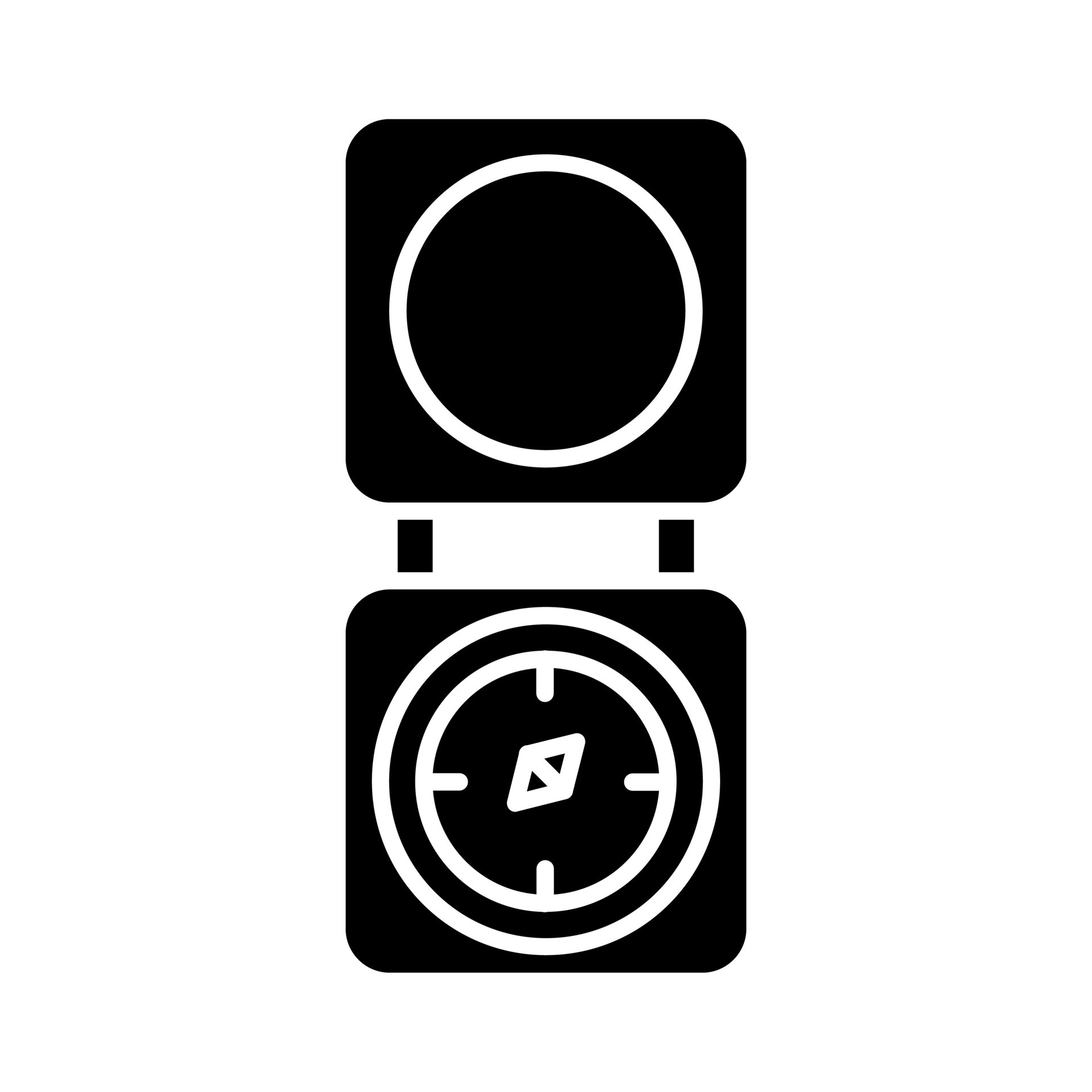 Army Compass Vector Icon 21717134 Vector Art At Vecteezy