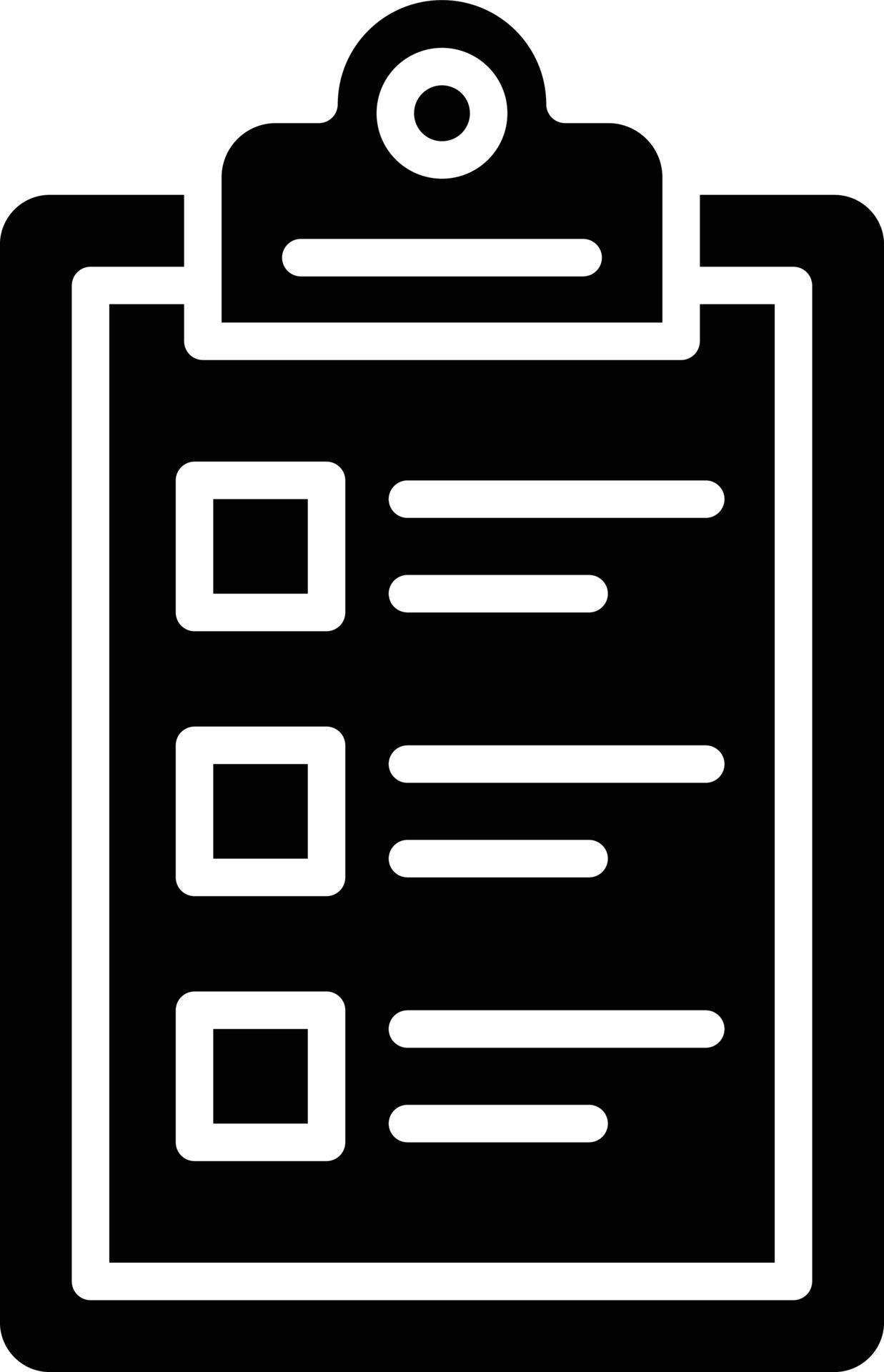 Check list Vector Icon Design Illustration 21717834 Vector Art at Vecteezy