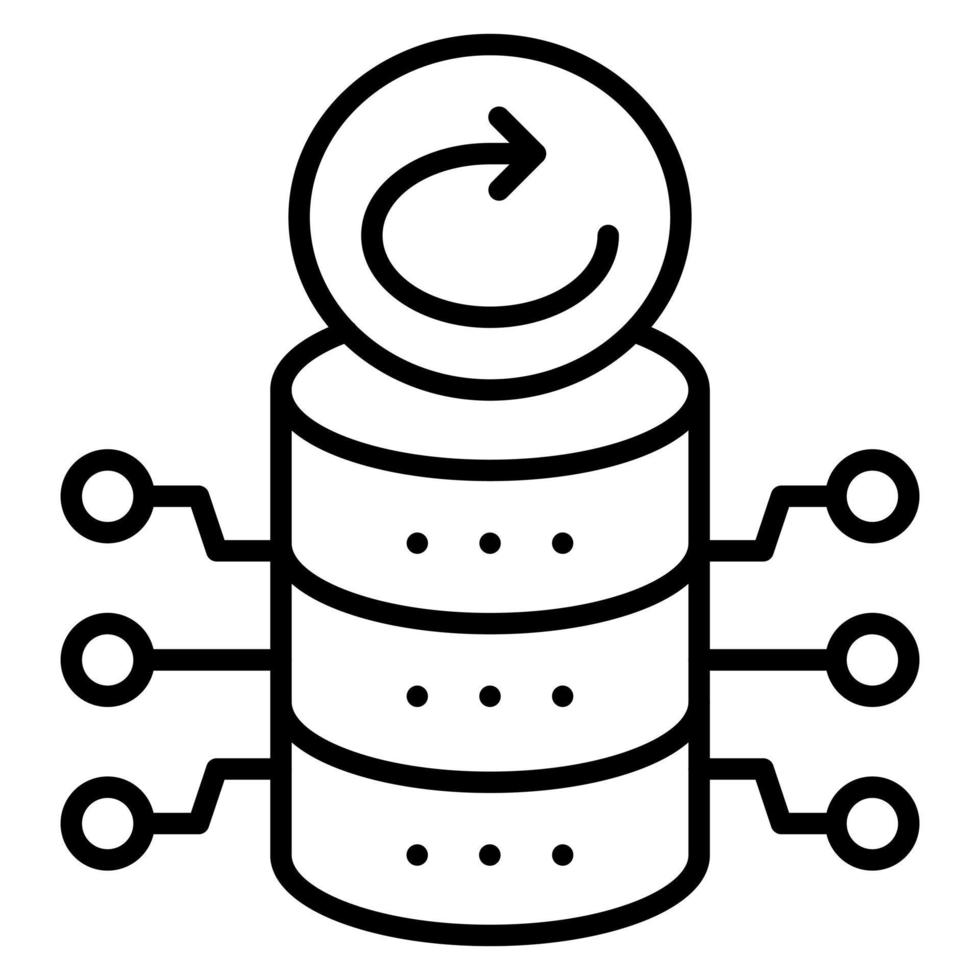 Database Backup vector icon 21718591 Vector Art at Vecteezy